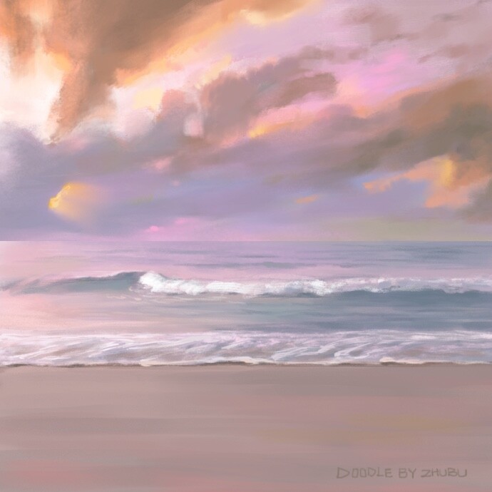 ArtStation - summer beach