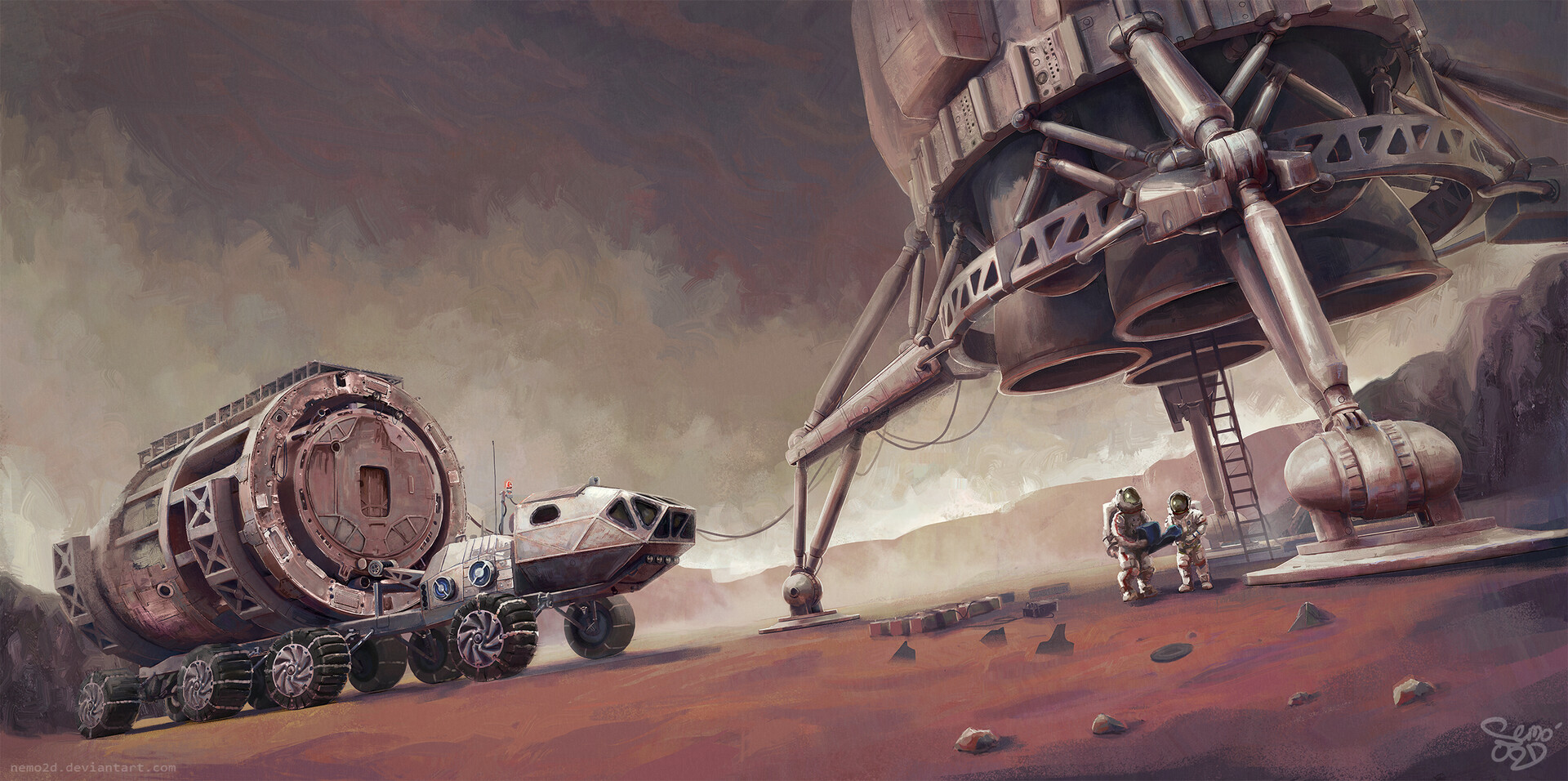 ArtStation - Mars rover