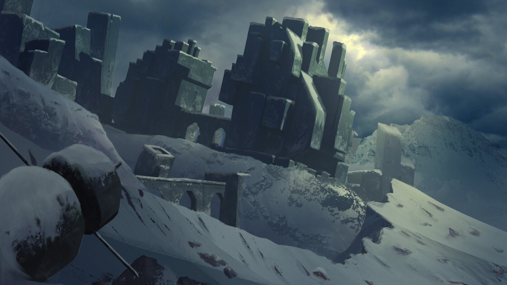 ArtStation - Frozen Fortress