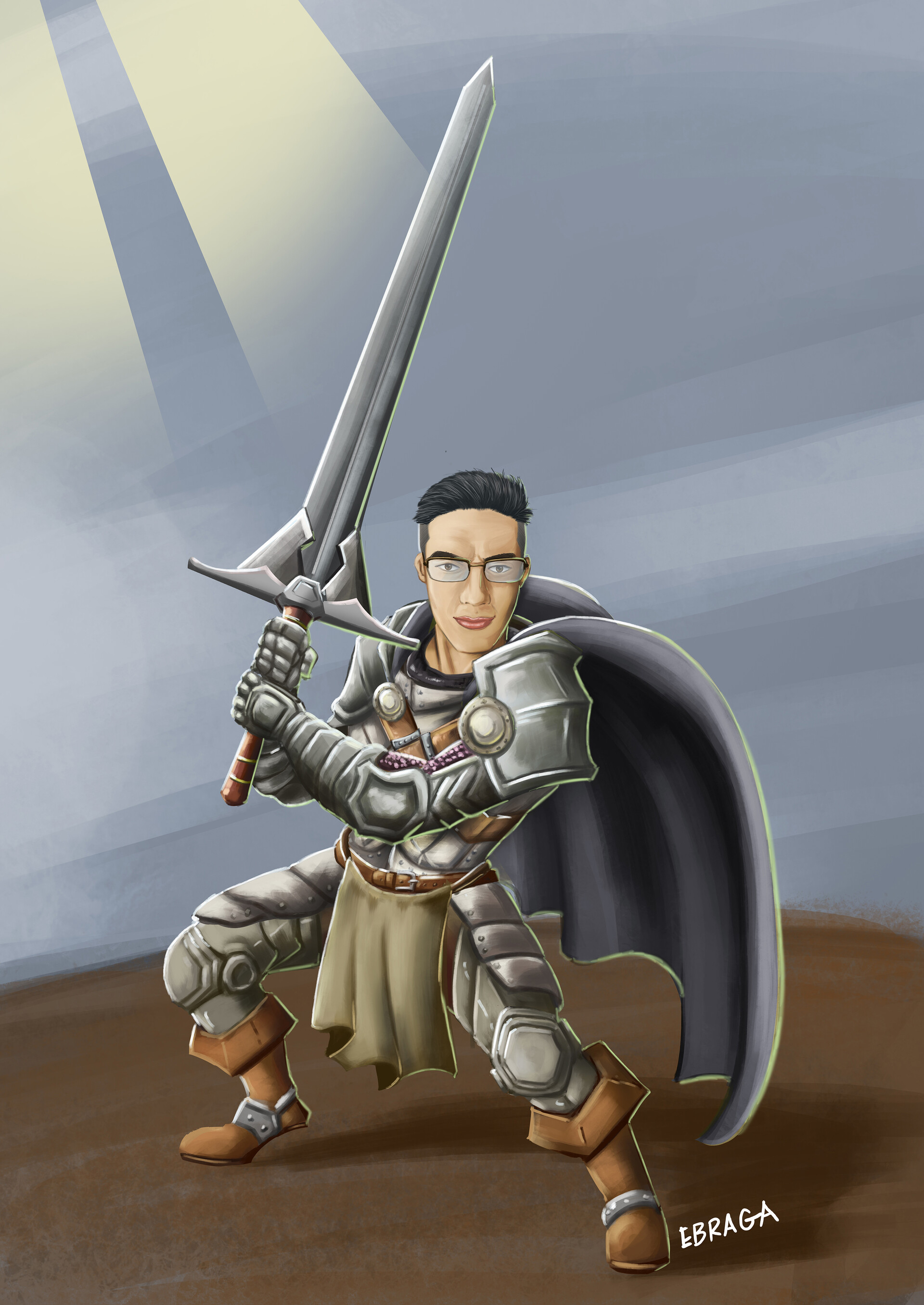 ArtStation - RPG Character Comission - Warrior