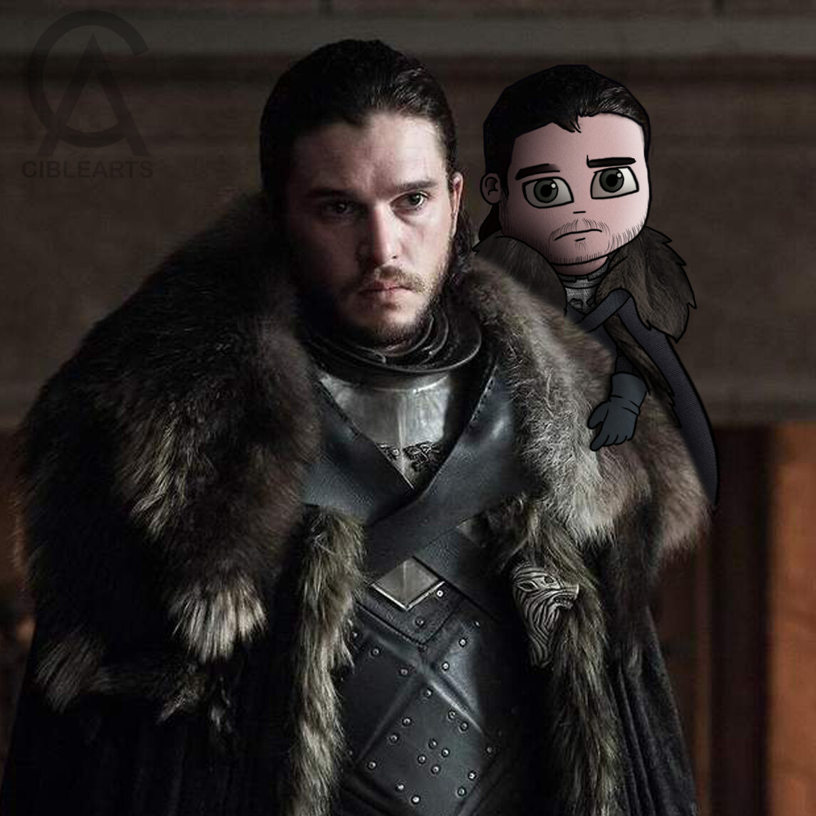 ArtStation - GAME OF THRONES-JOHN SNOW (CHIBI-fanart)