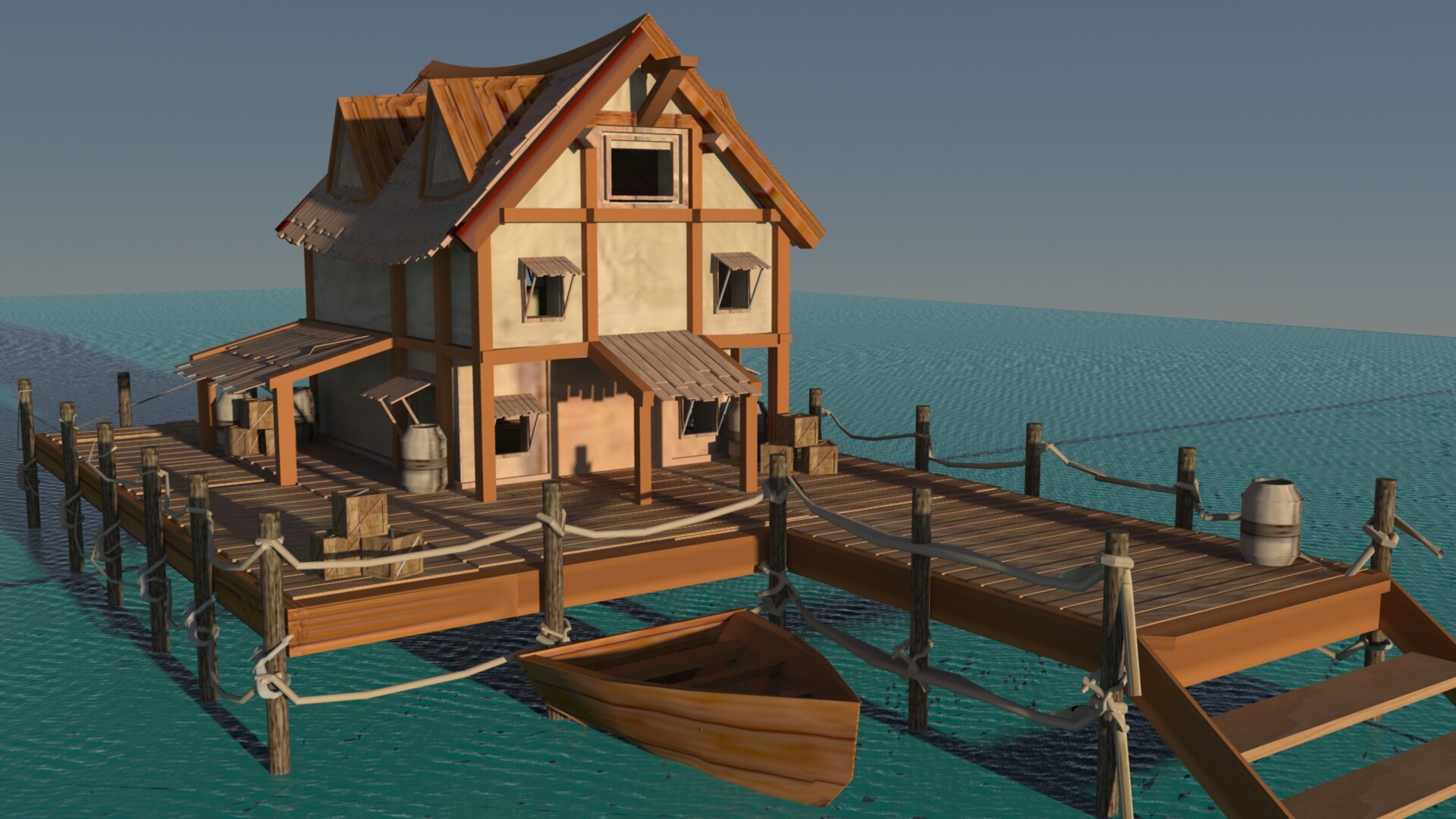 ArtStation - Beach House Concept