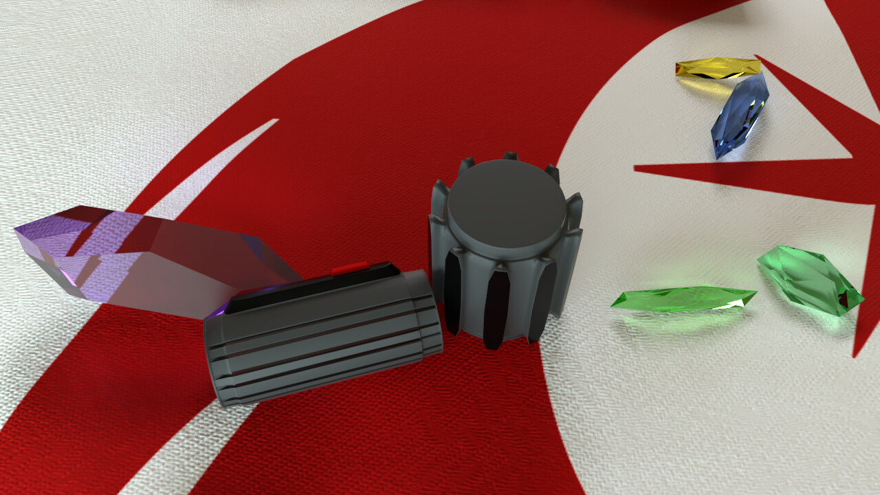 Marcell Toth - Lightsaber Renderings