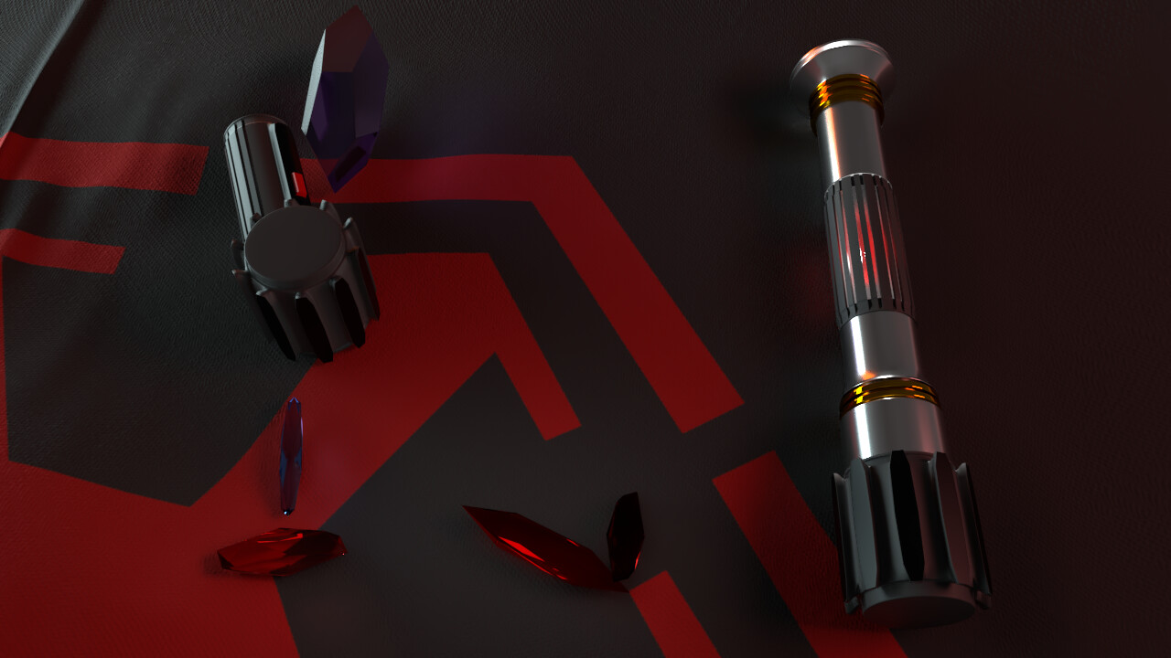 Marcell Toth - Lightsaber Renderings