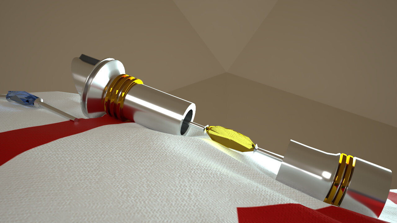 Marcell Toth - Lightsaber Renderings