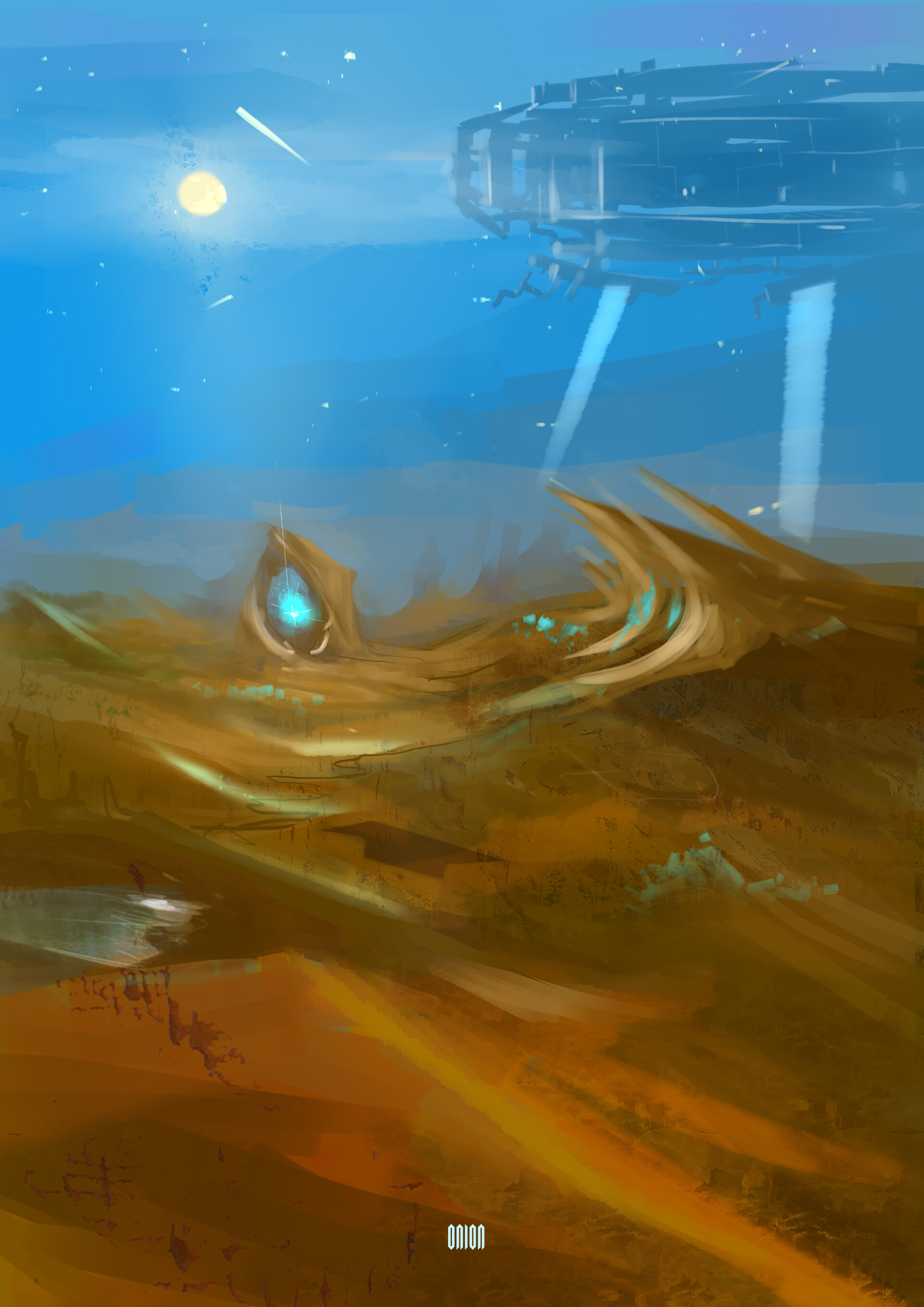 ArtStation - Sci-fi desert