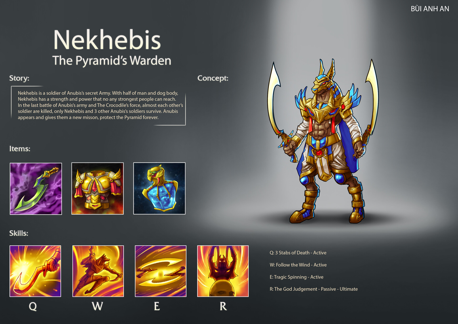 ArtStation - THE PYRAMID WARDEN Concept