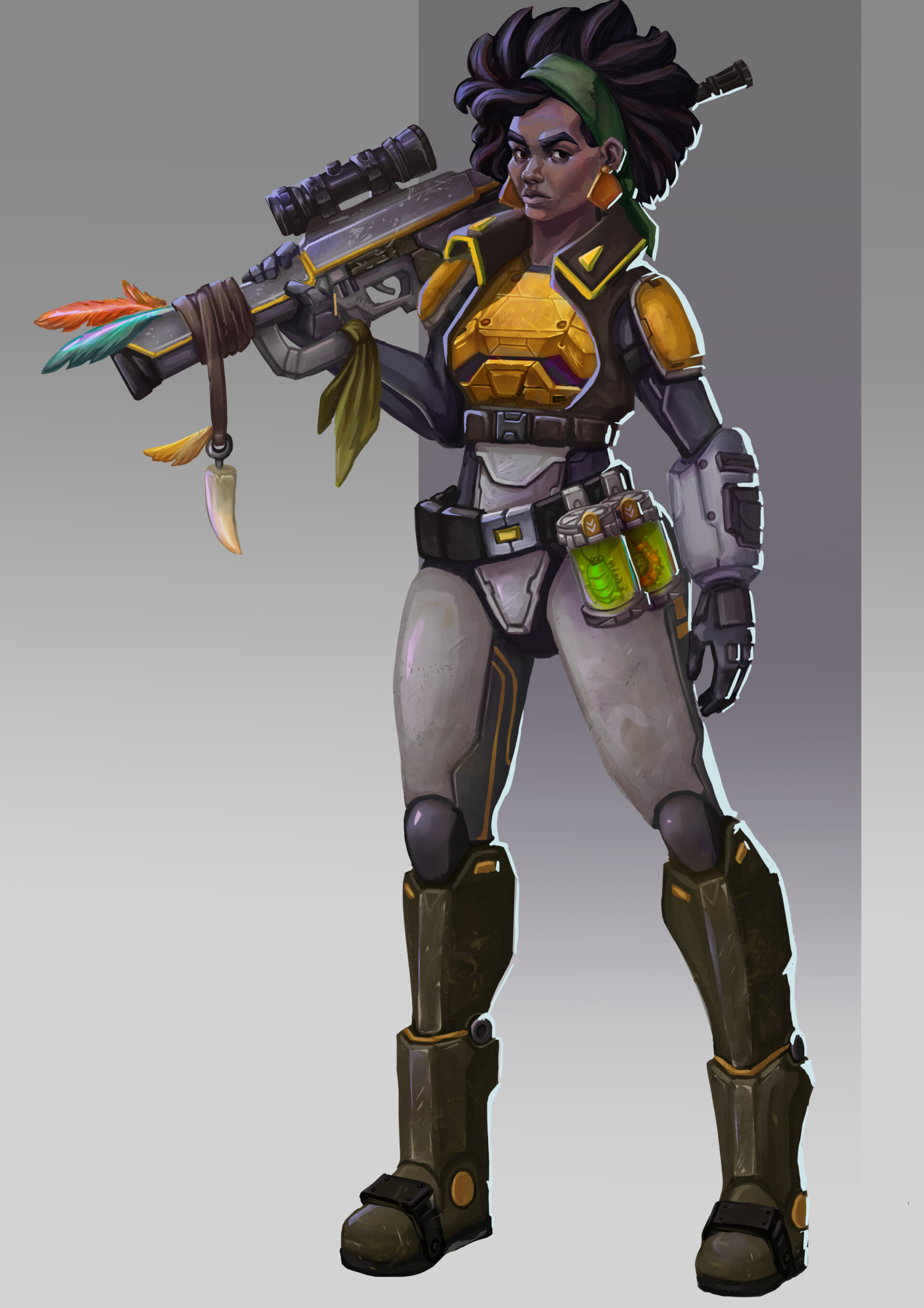 ArtStation - An Alien Hunter