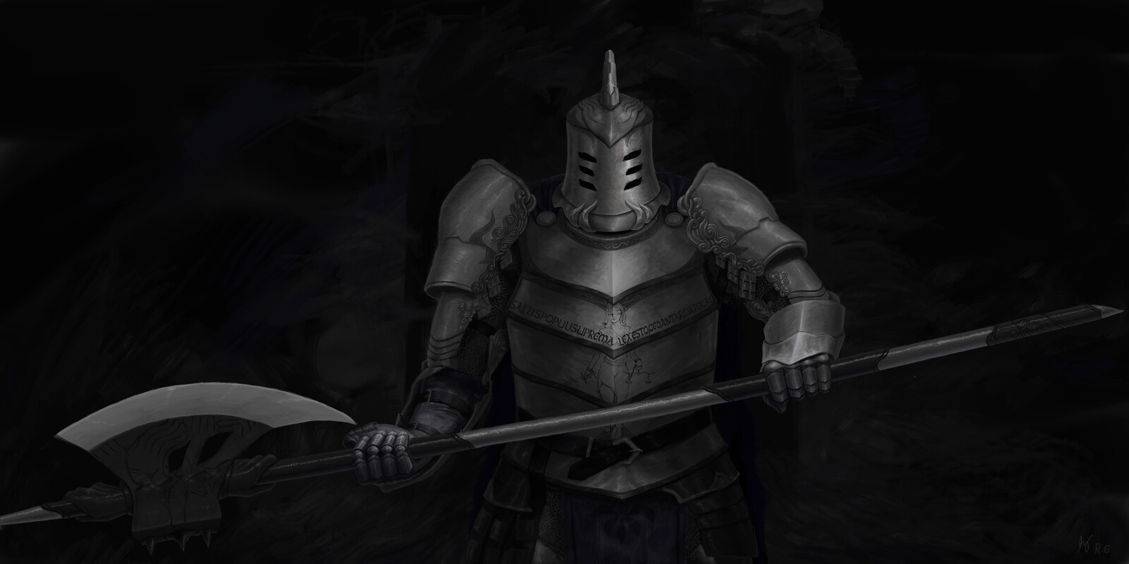 Rubén Gaido - "Lawbringer - For honor" fan art