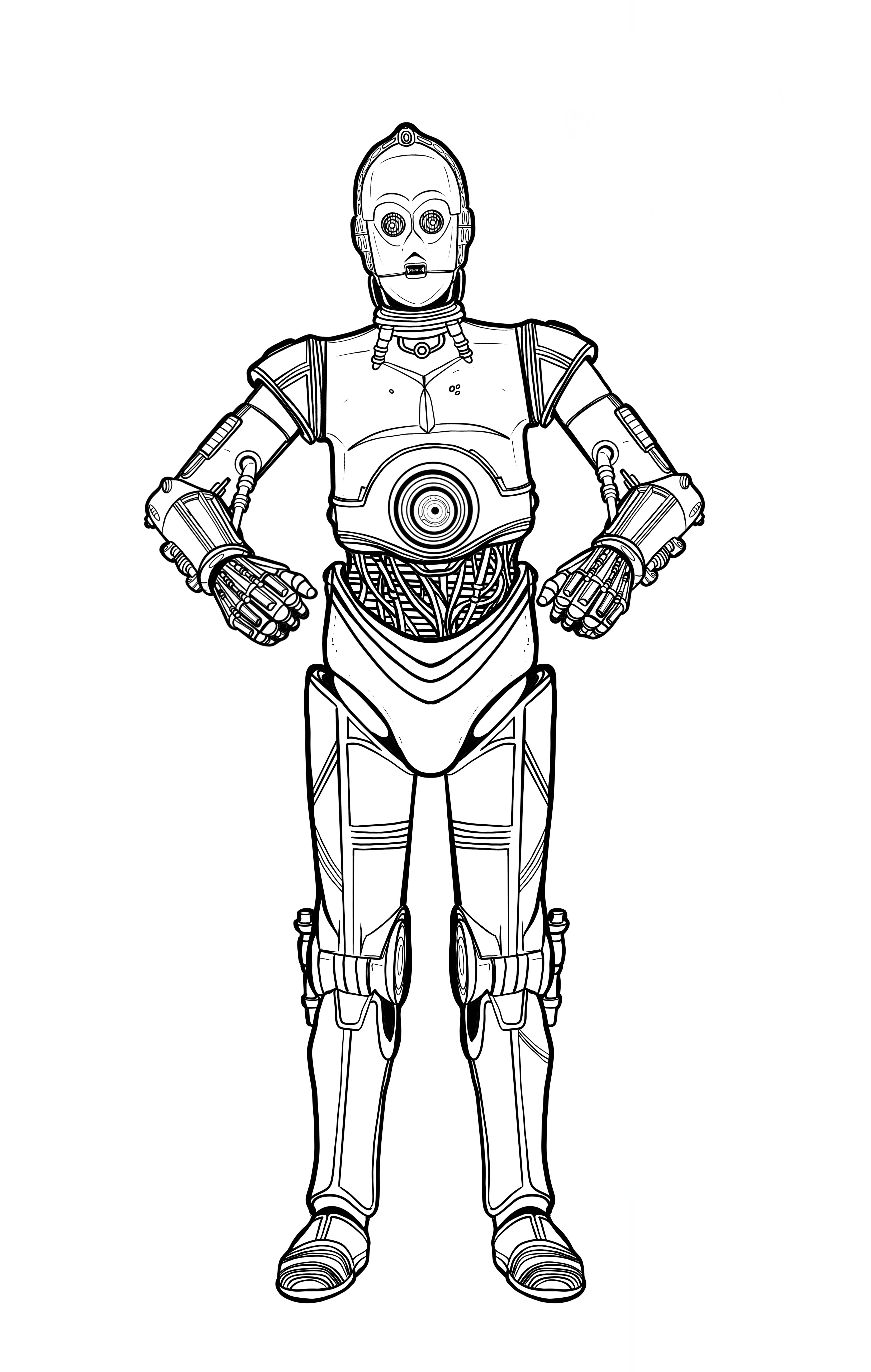 star wars trade federation coloring pages