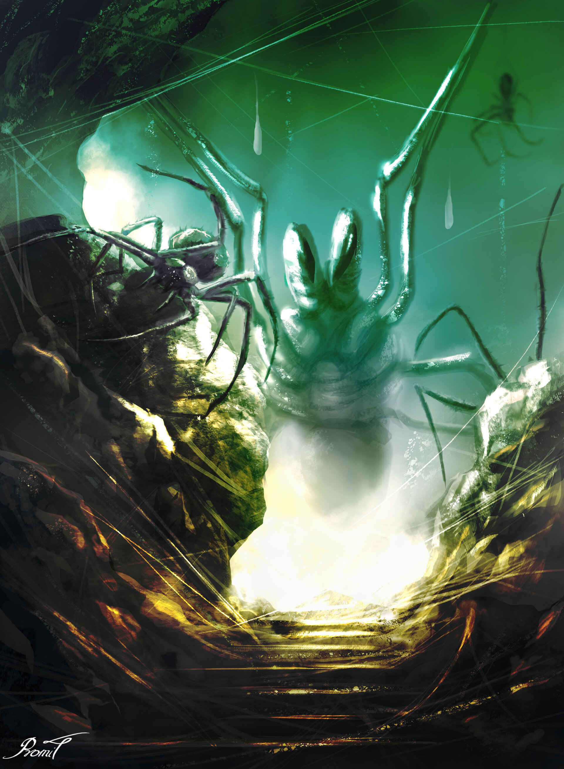 ArtStation - Spiders cave