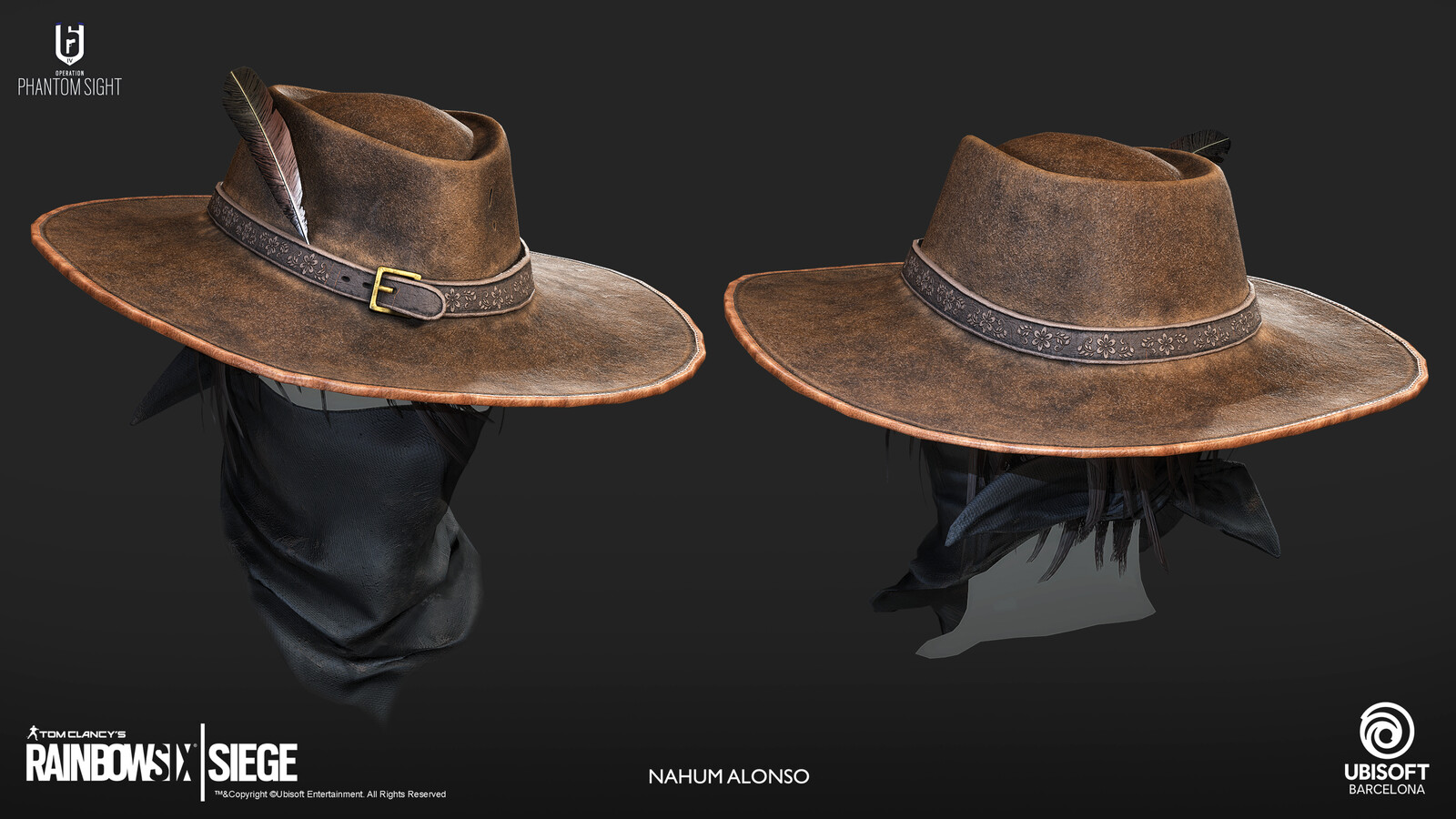 Nahum Alonso - Rainbow Six | Siege - Twitch Wide Brim HeadGear