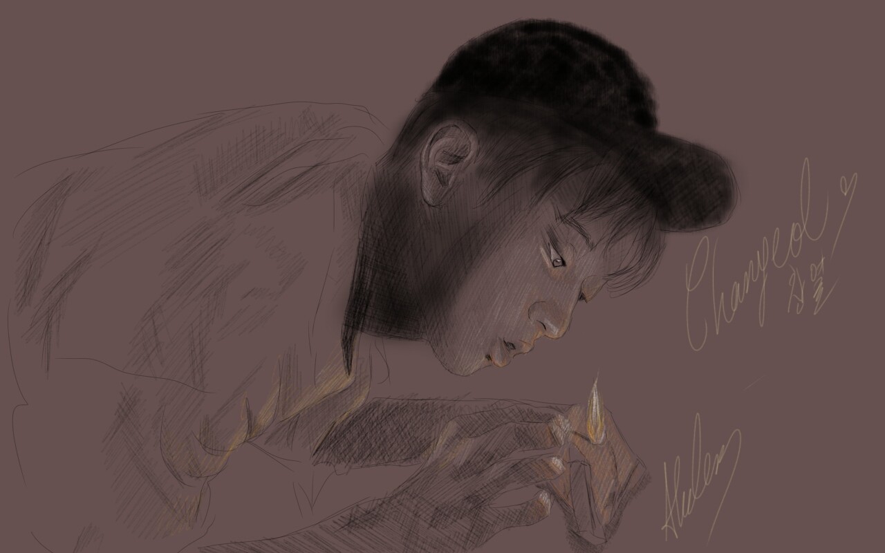 ArtStation - Cross Hatching Chanyeol