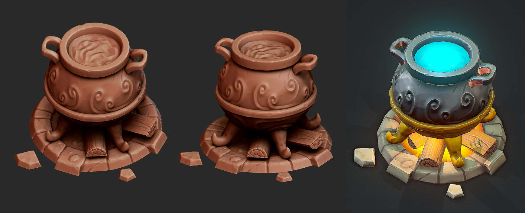 ArtStation - Stylized Cauldron
