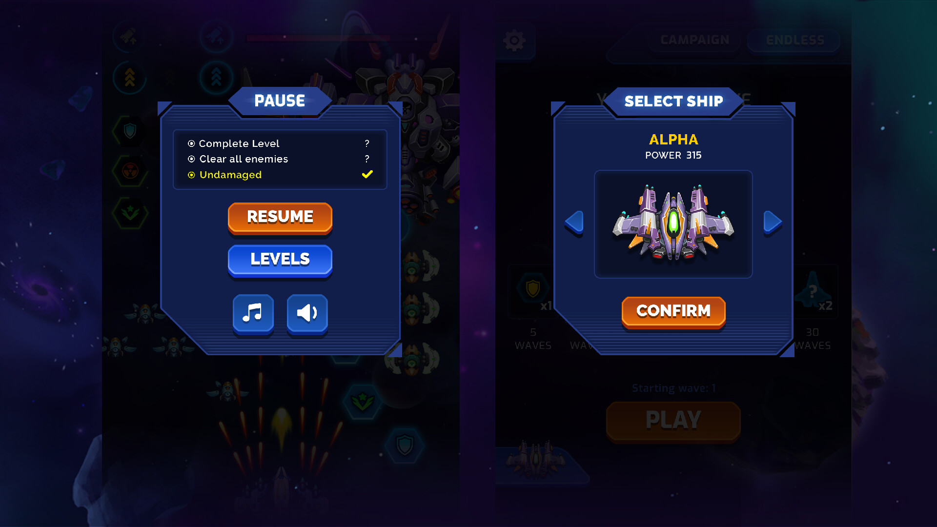 Minh Truong - Sci-fi UI/UX - Space Themed Game