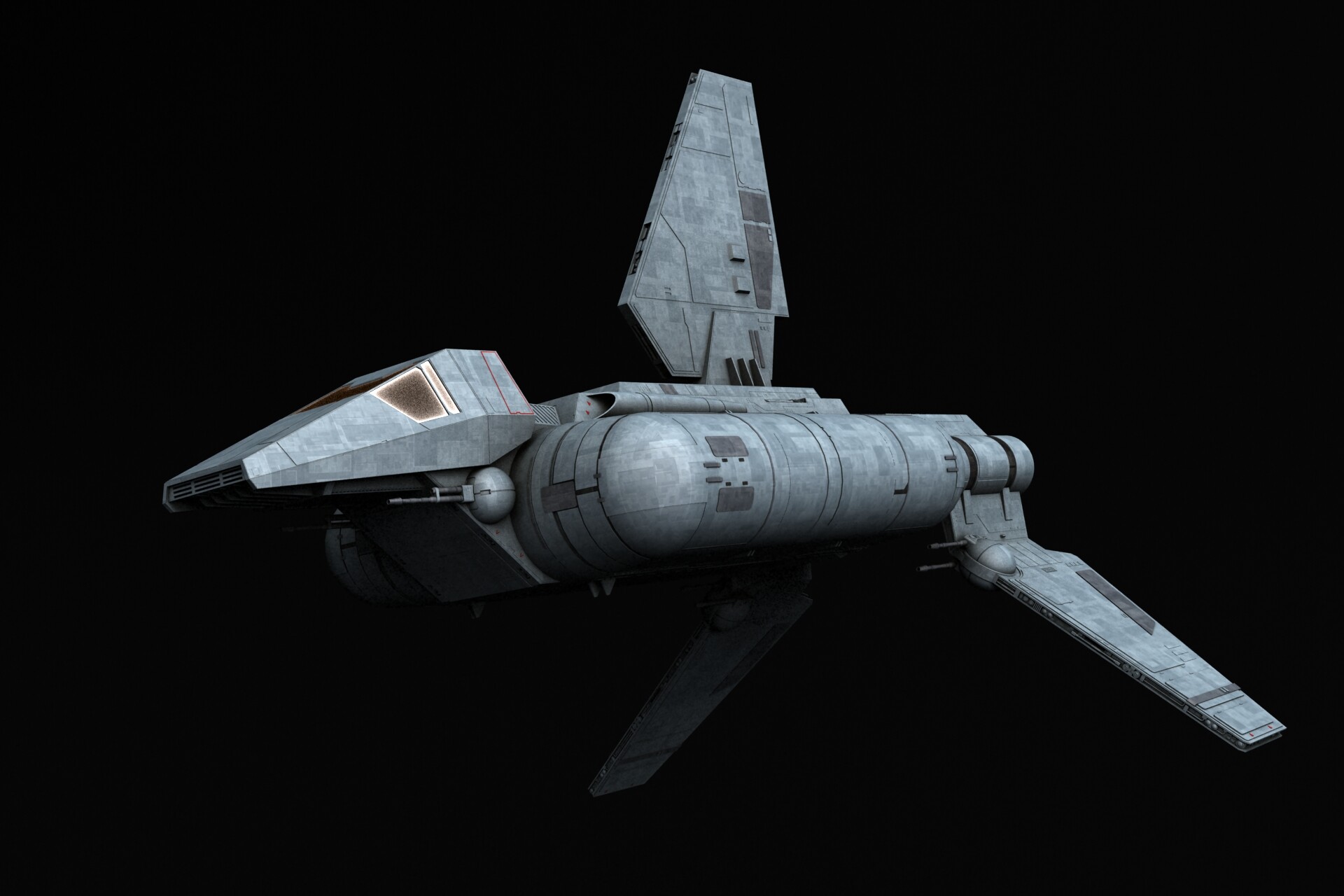 ArtStation - Galactic Empire Sentinel-class landing craft