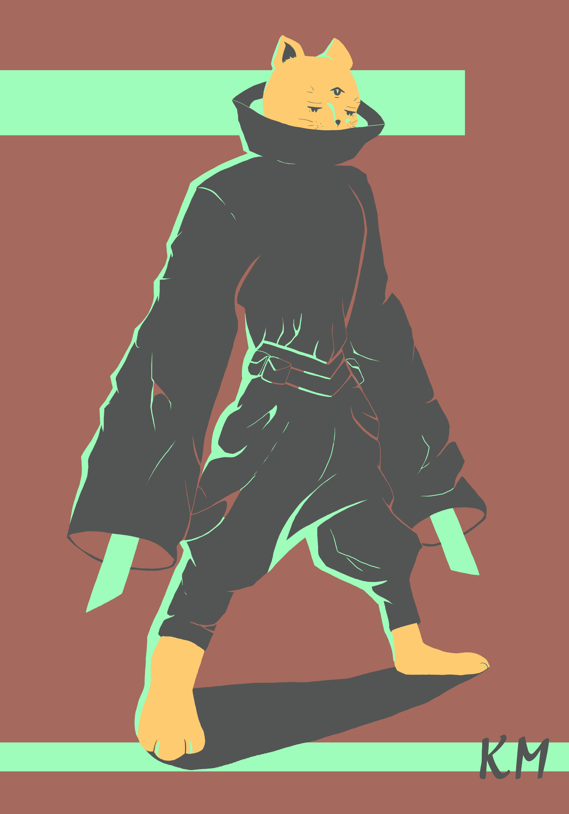 ArtStation - Danger Cat