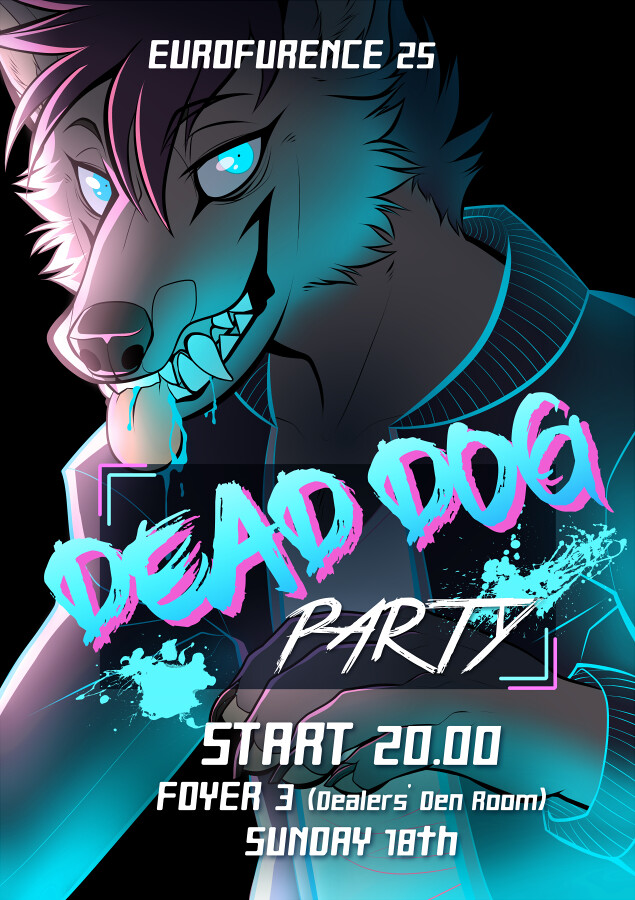 ArtStation - Dead Dog Party Poster