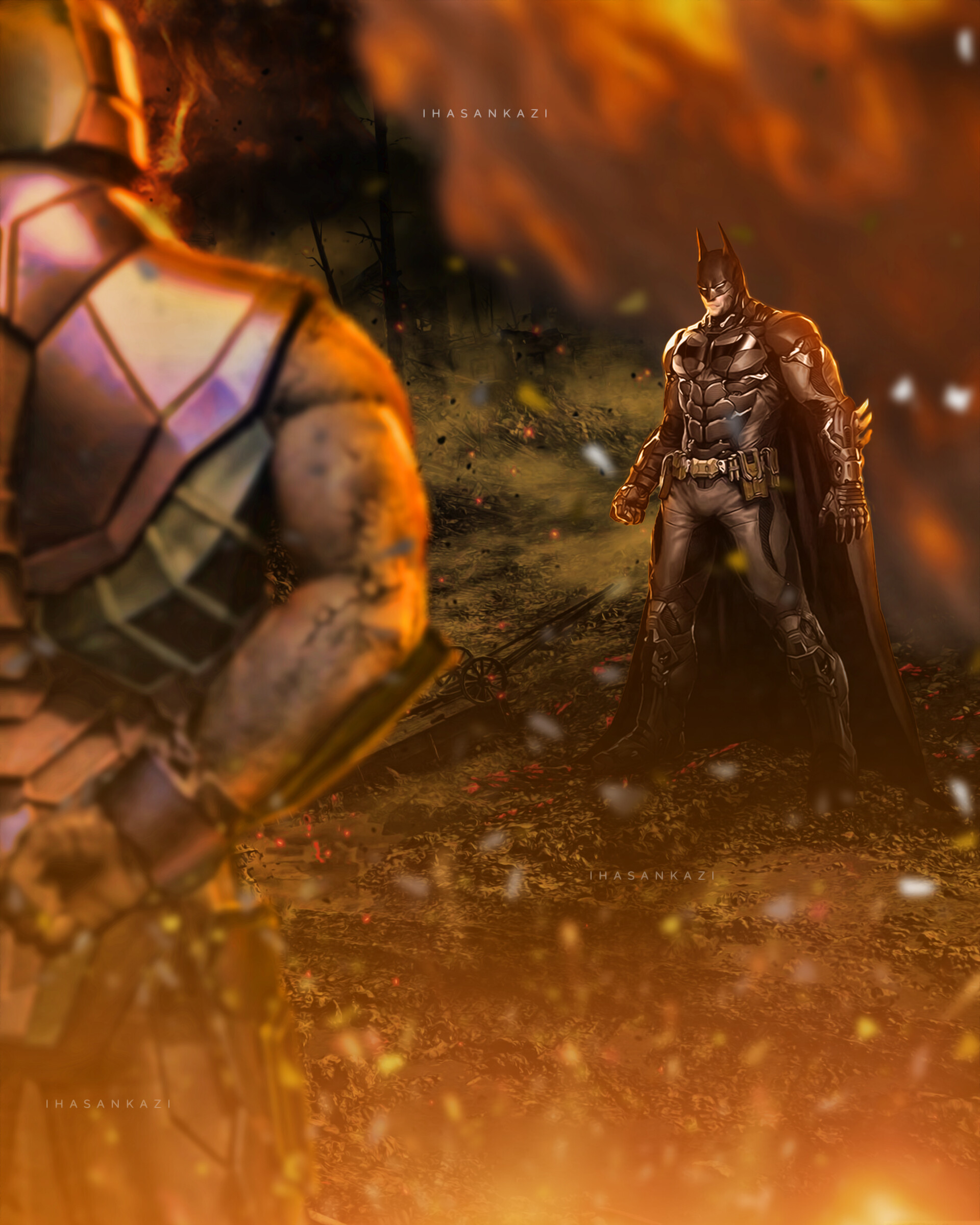 ArtStation - Batman vs Darkseid