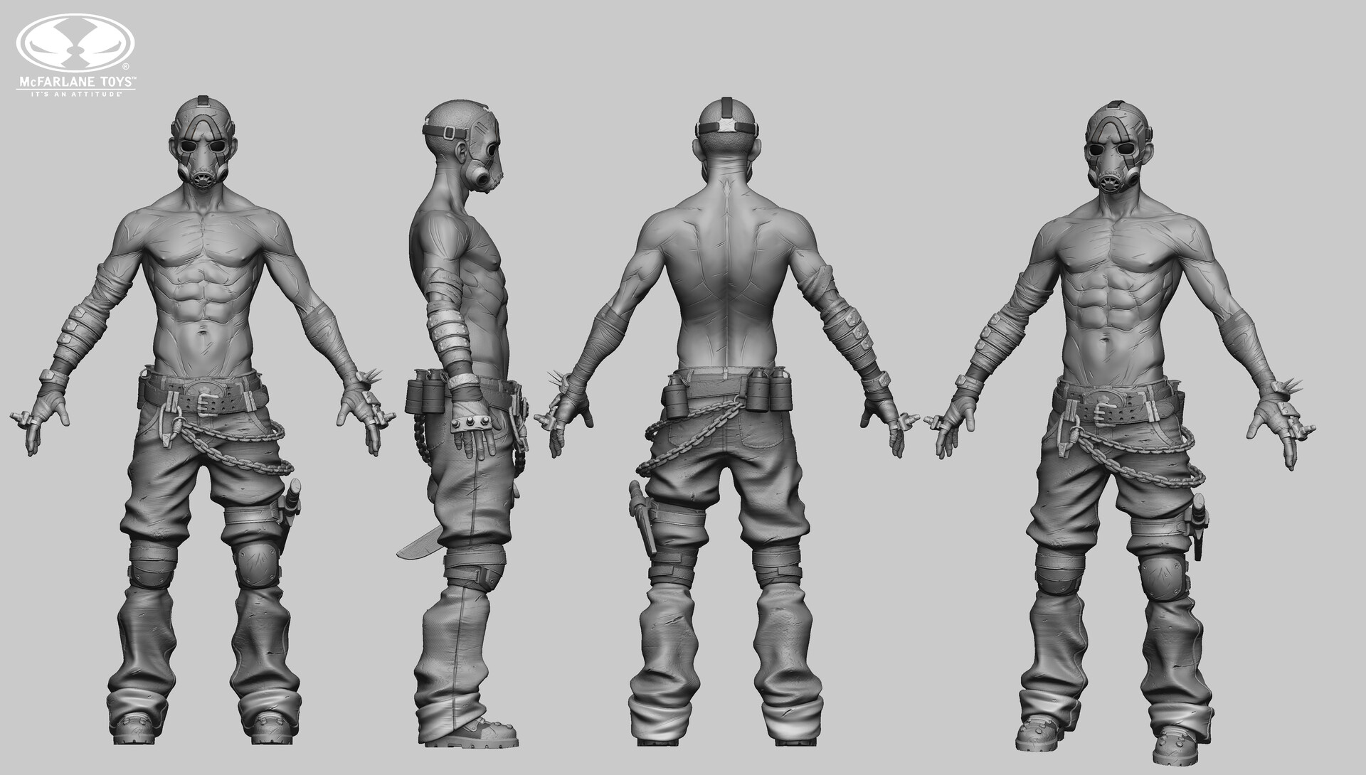 Fabiano Carlos Coelho - Psycho Character - Bordelands McFarlane (2017)