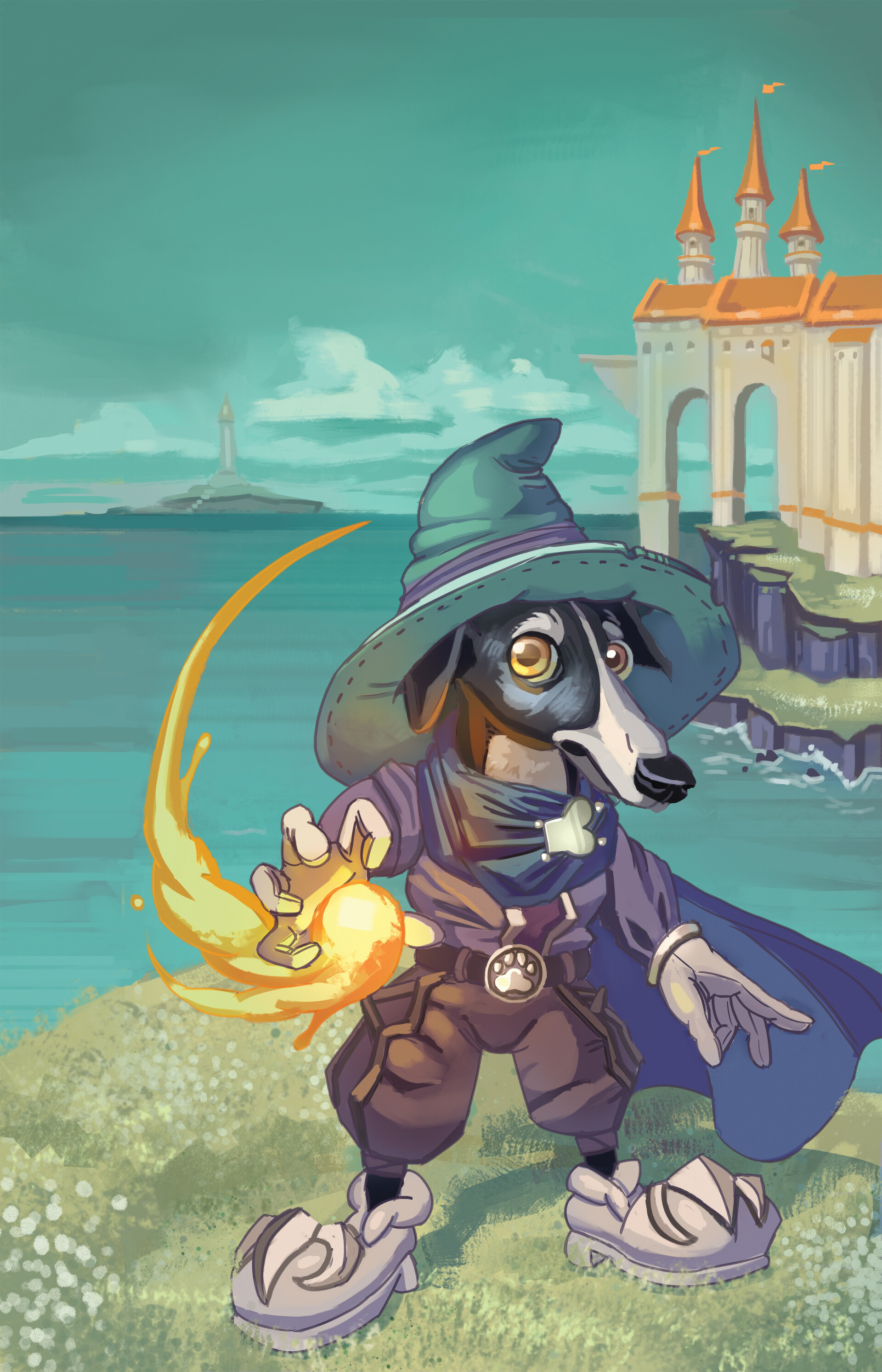 ArtStation - My Dog Merlin