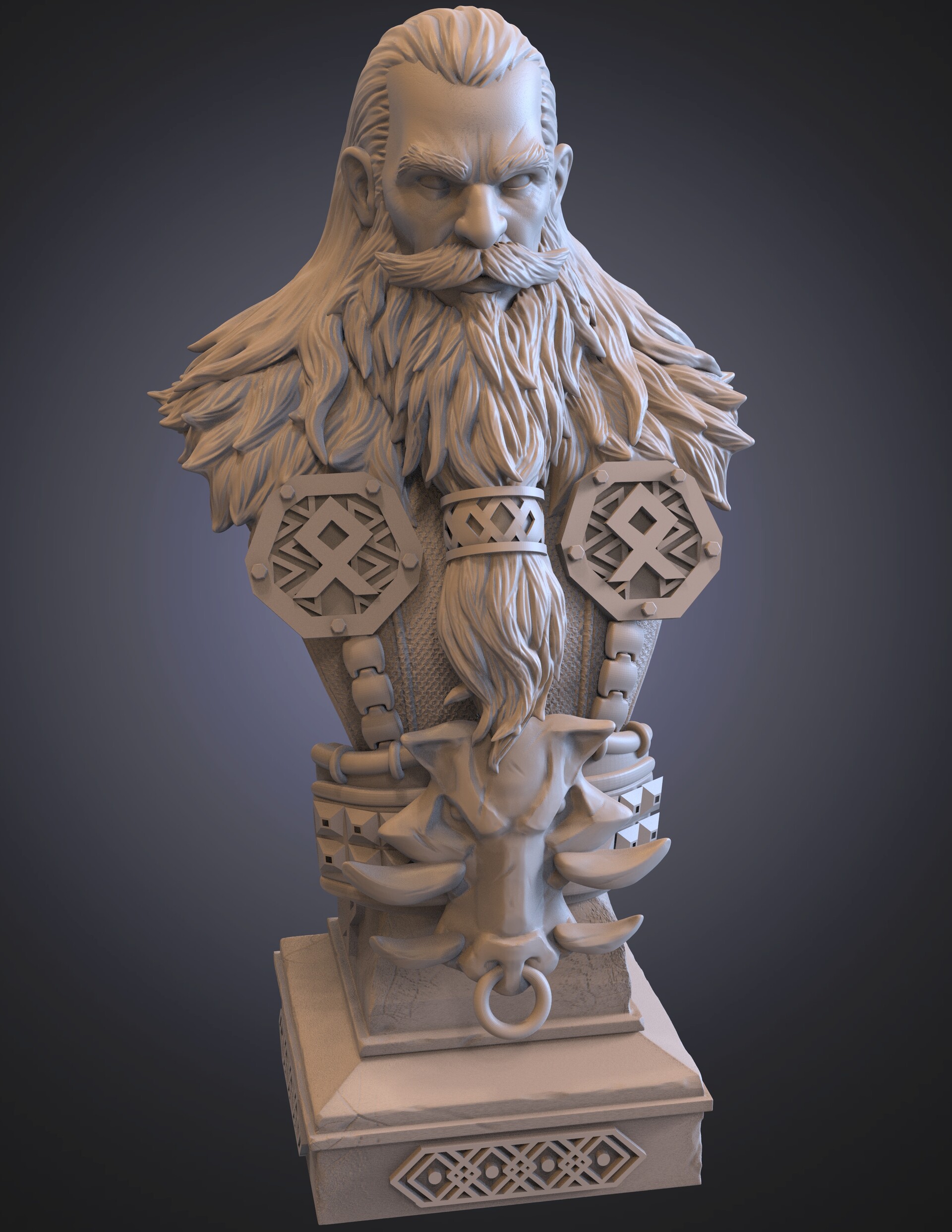 ArtStation - warrior dwarf