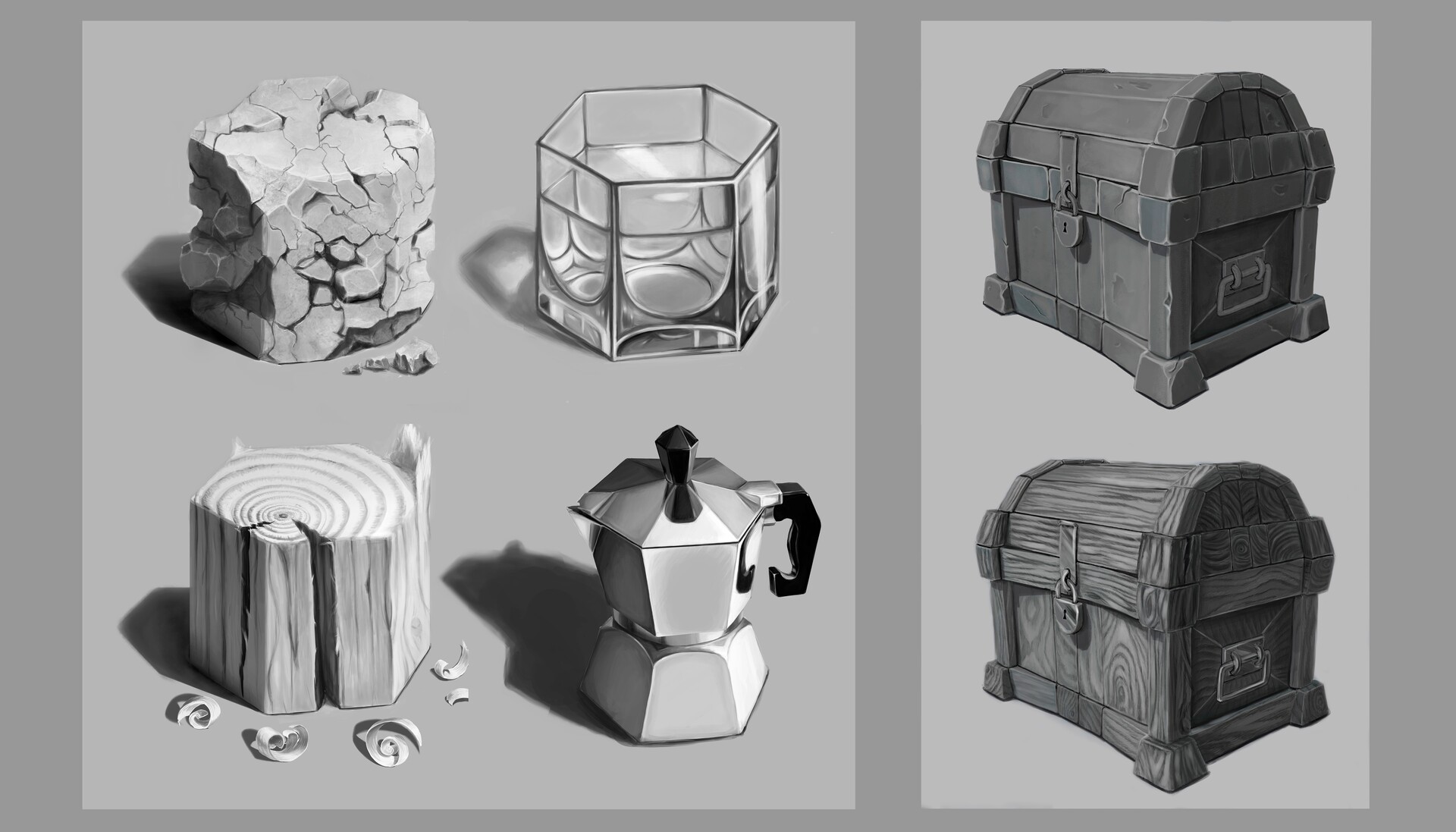 ArtStation - Materials exercise