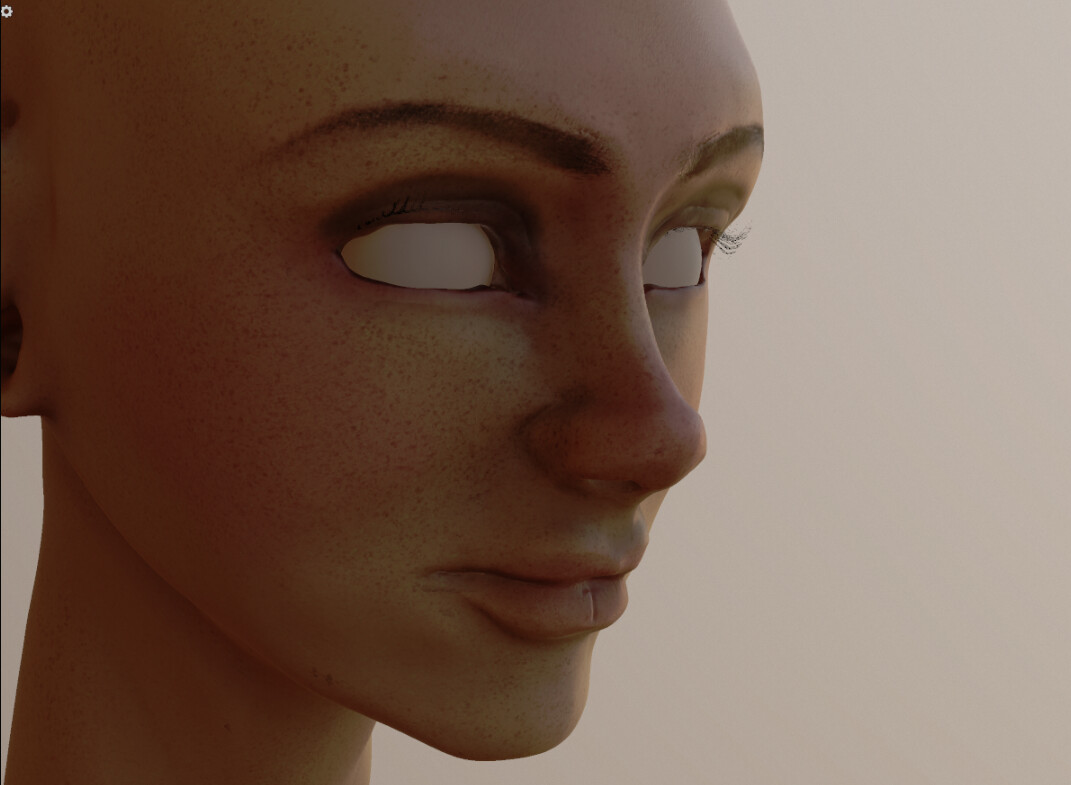 ArtStation - Female base Head