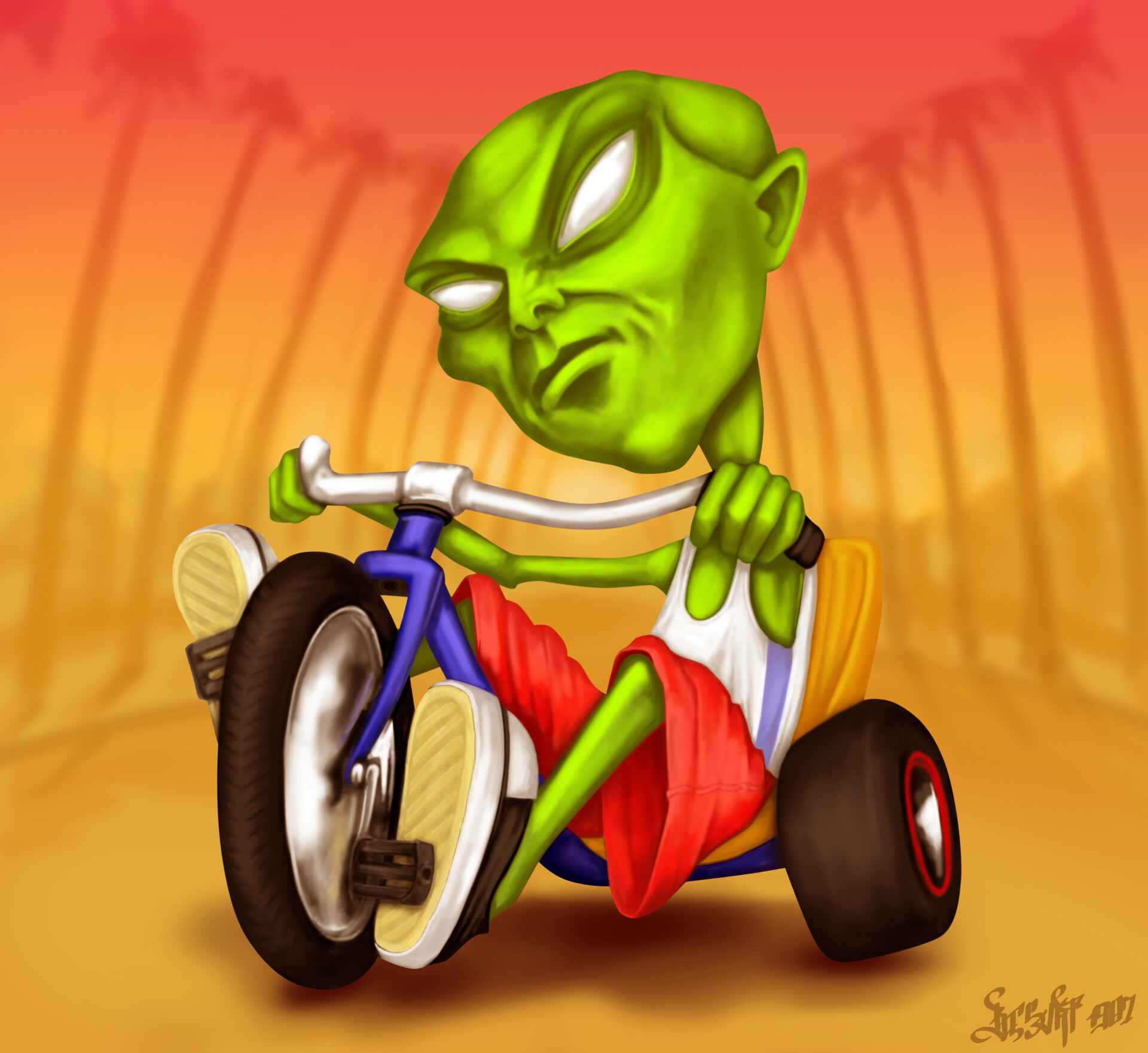 ArtStation - Drift Trike