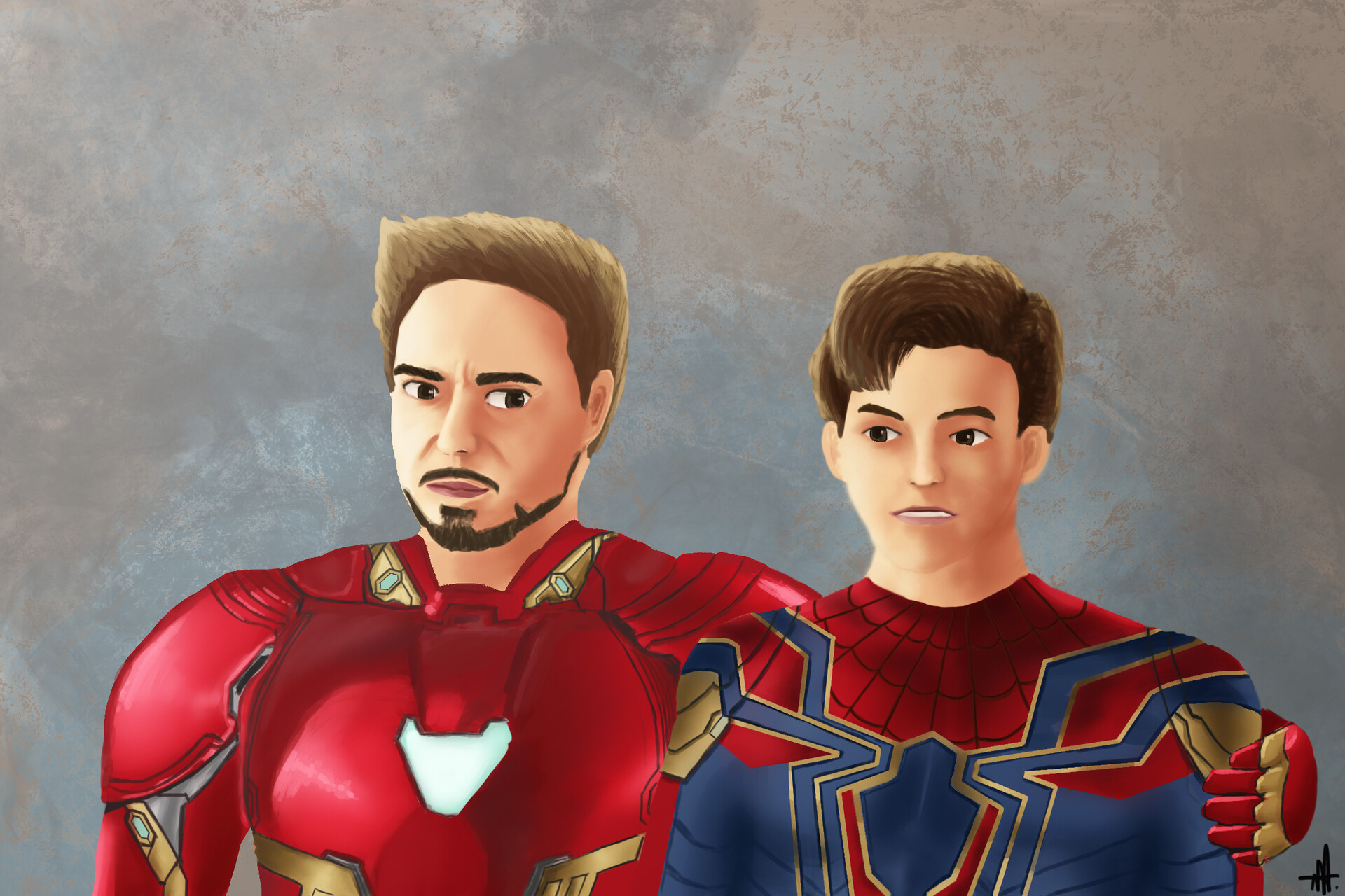 Tony Stark Peter Parker