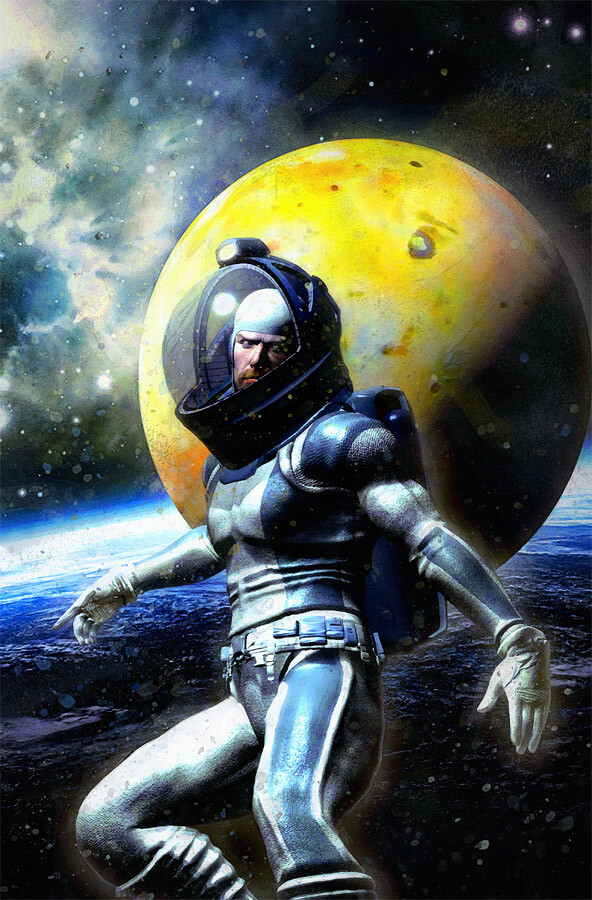 ArtStation - Beyond the Space - premade book cover