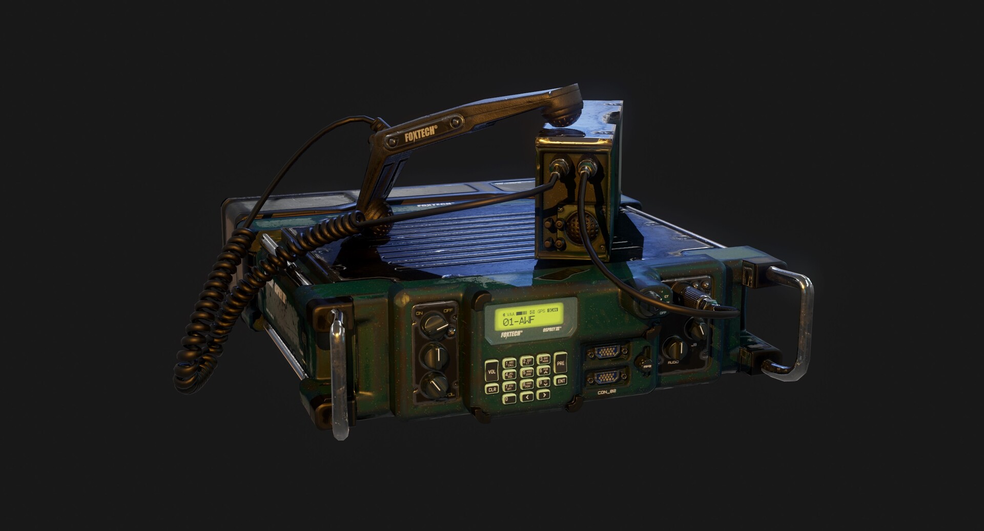 ArtStation - Military Radio - Personal Project