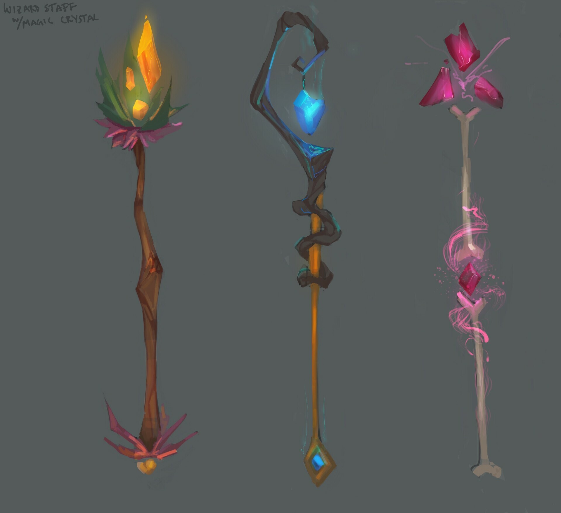 Magic Crystal Staff