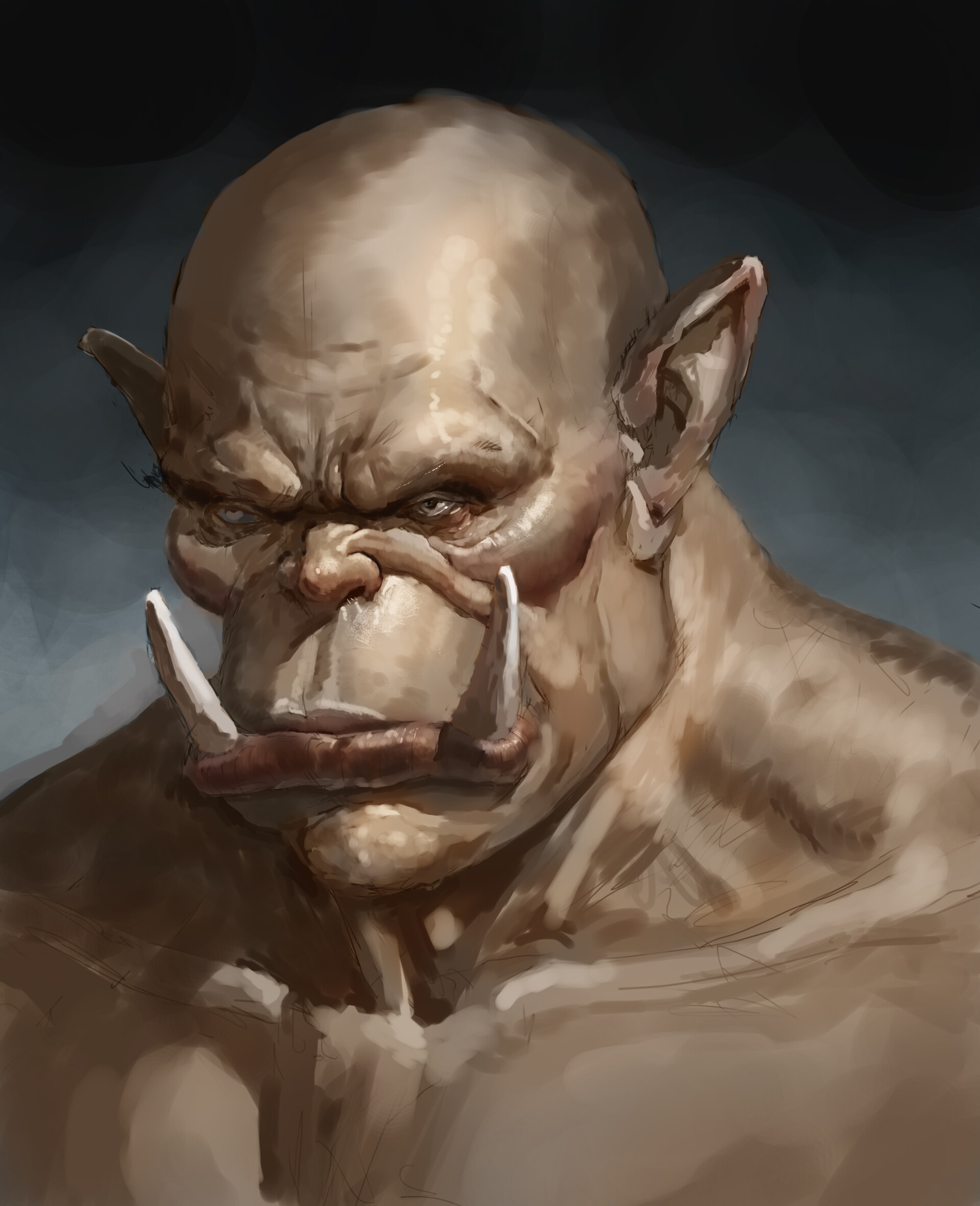 ArtStation - Orc Dude Portrait