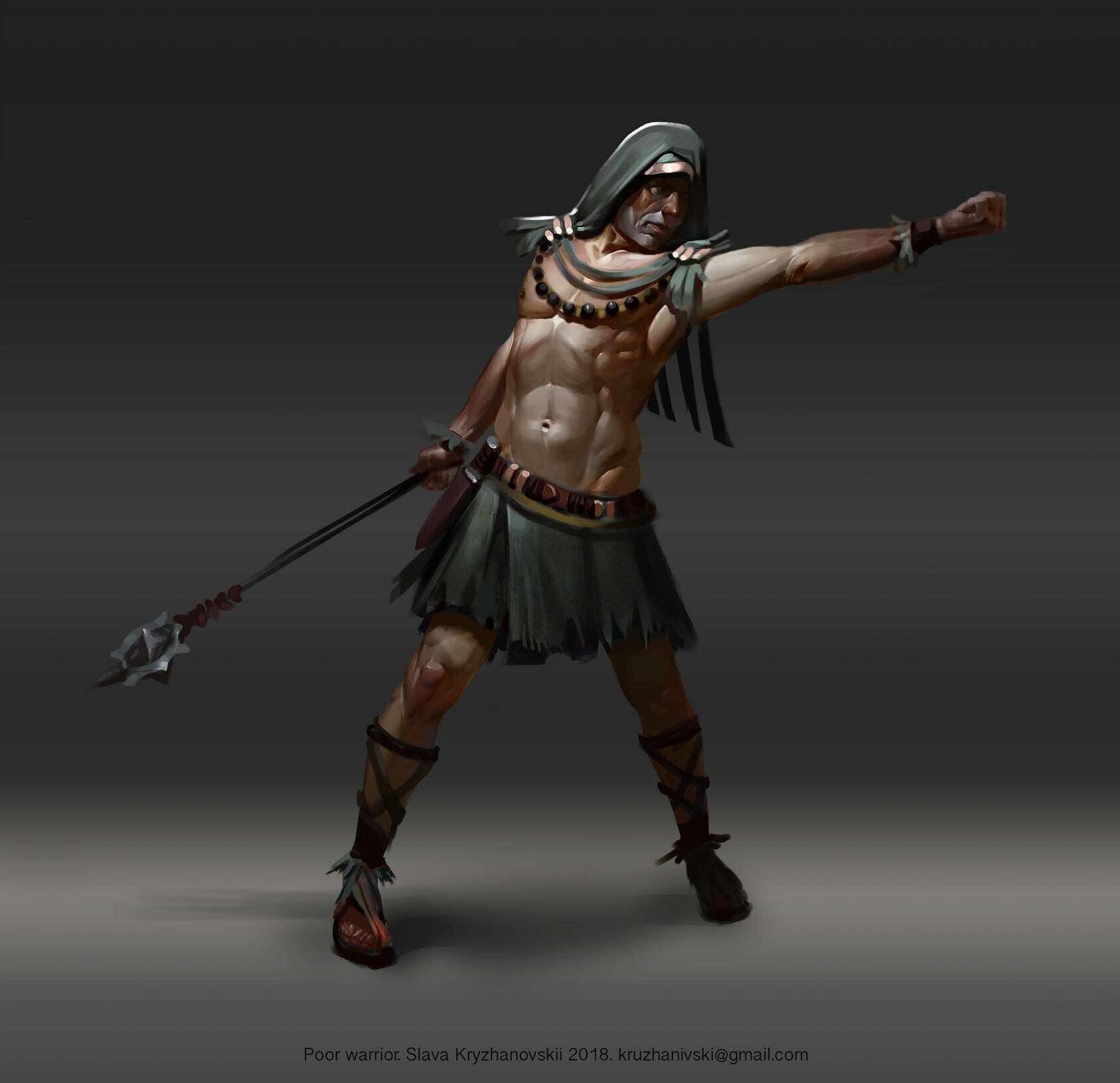 ArtStation - Warrior poor