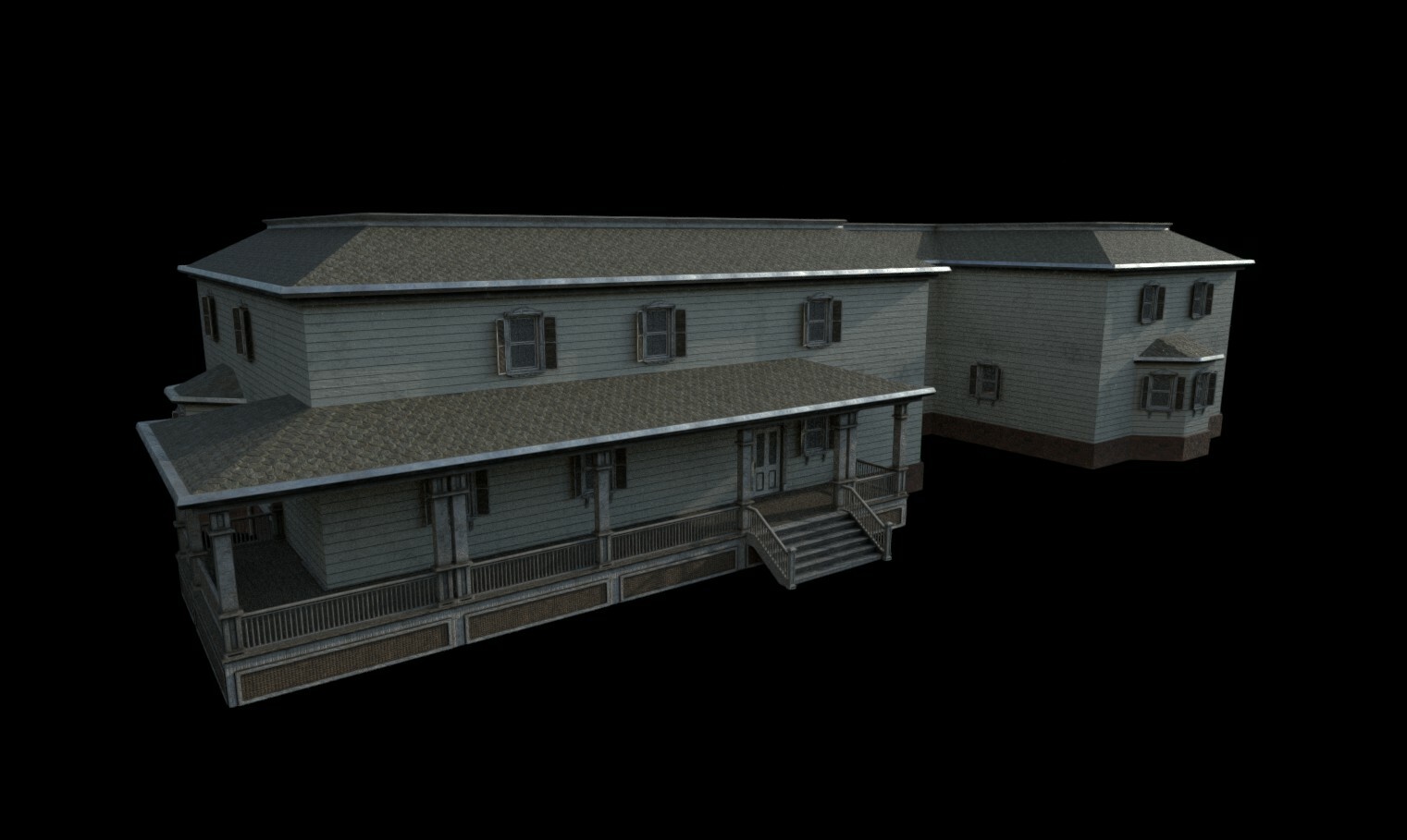 ArtStation - Modular Haunted House Environment