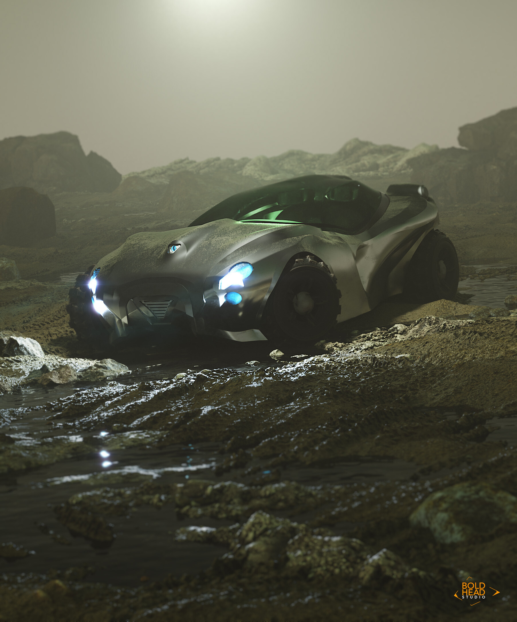 ArtStation - concept car - workflow experiment