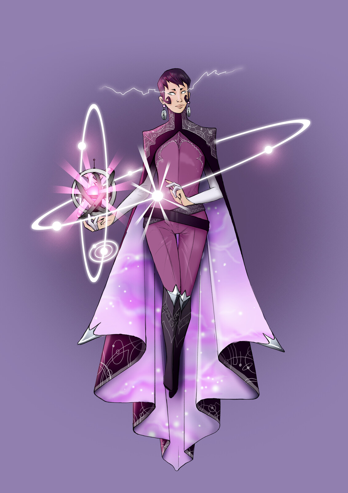 luca Mosqa - Astral Oracle - DnD commission