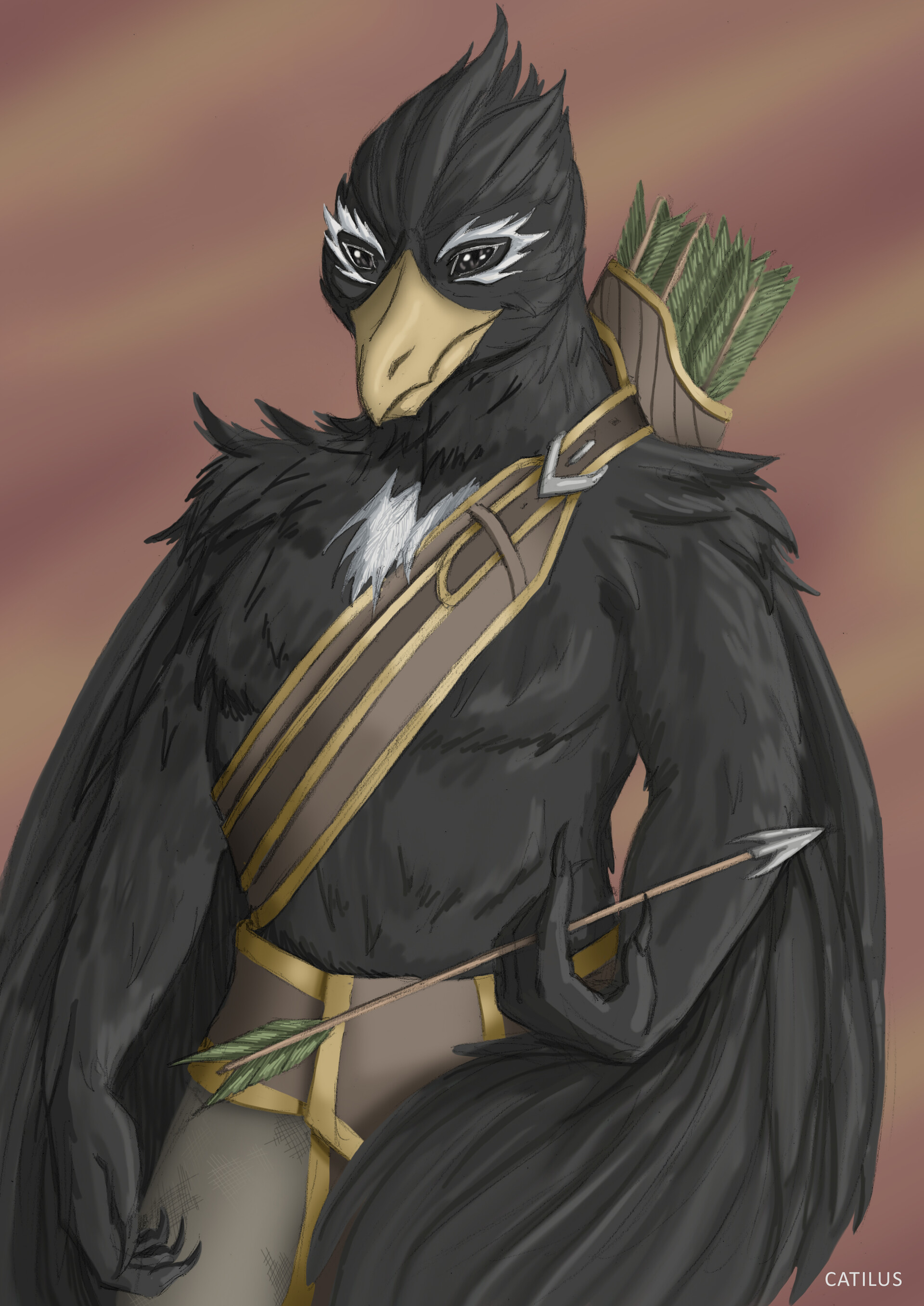 ArtStation - Kaleth, Aarakocra Arcane Archer