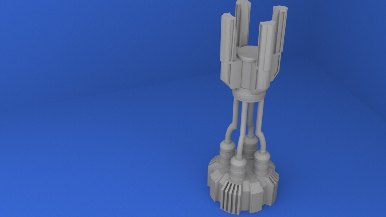 ArtStation - Red Alert Gap Generator Model