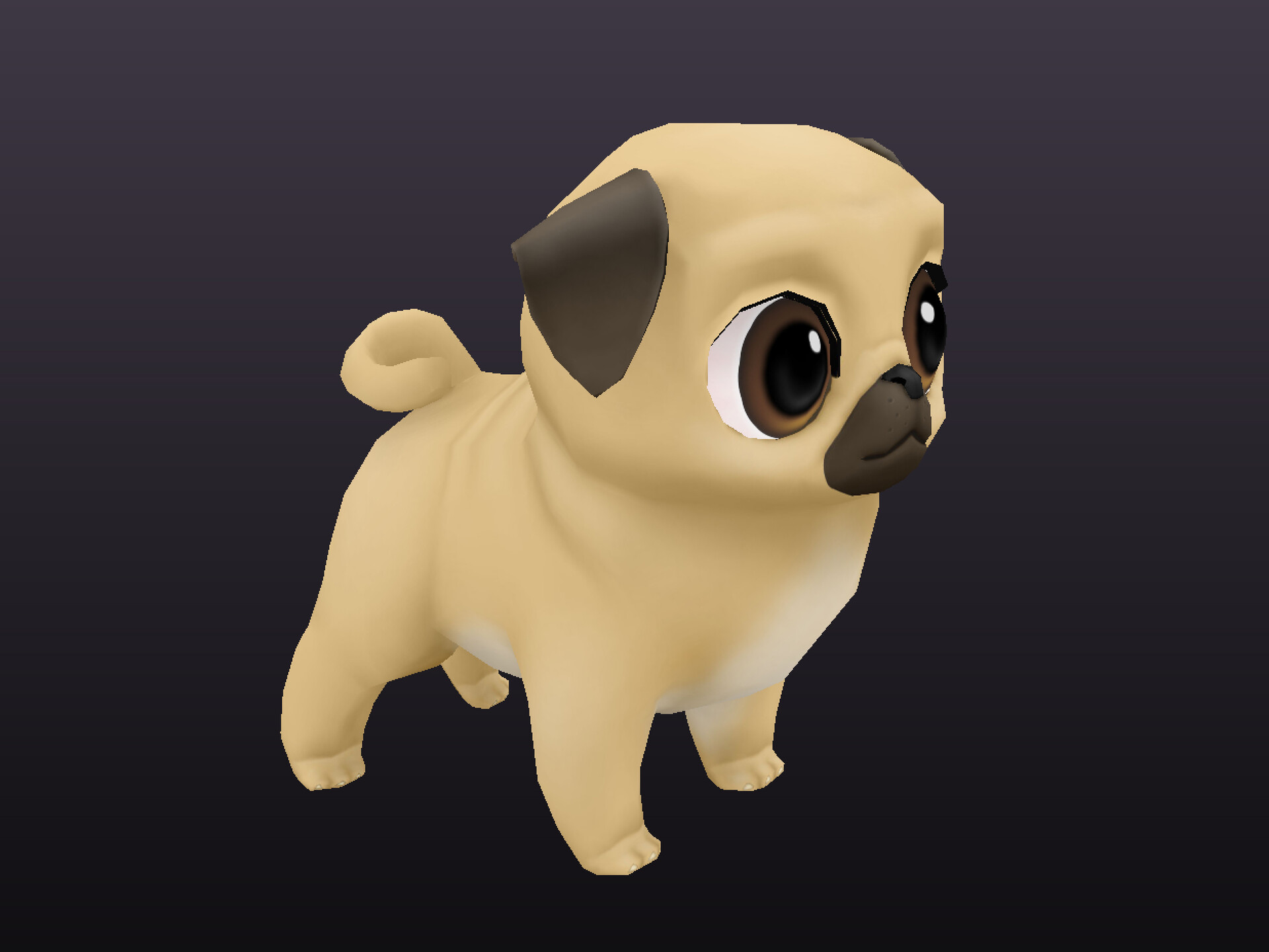 Srdjan Miljkovic - Louie The Pug - Virtual Pet Dog