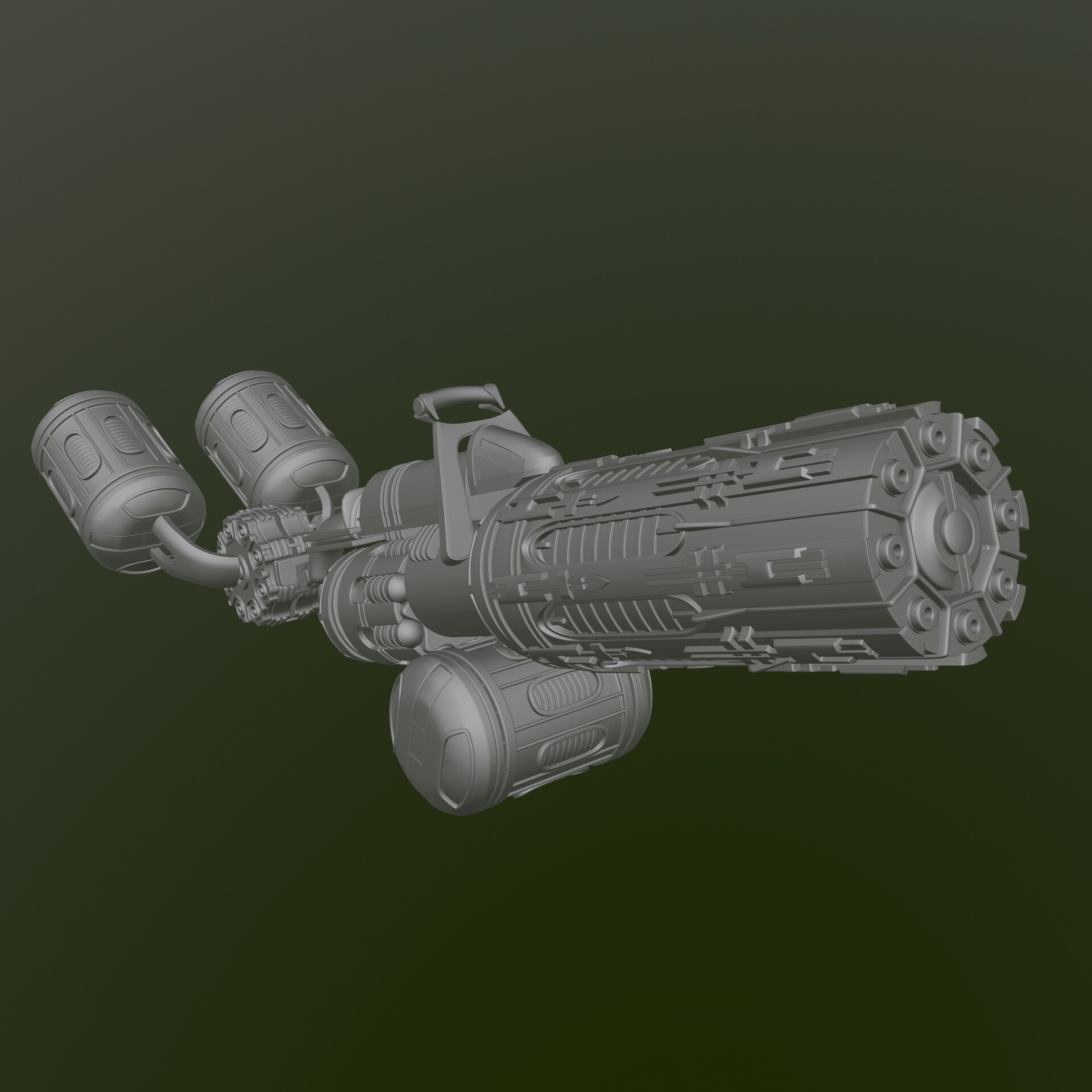 ArtStation - Rocket Raccoon 's Gun (WIP)