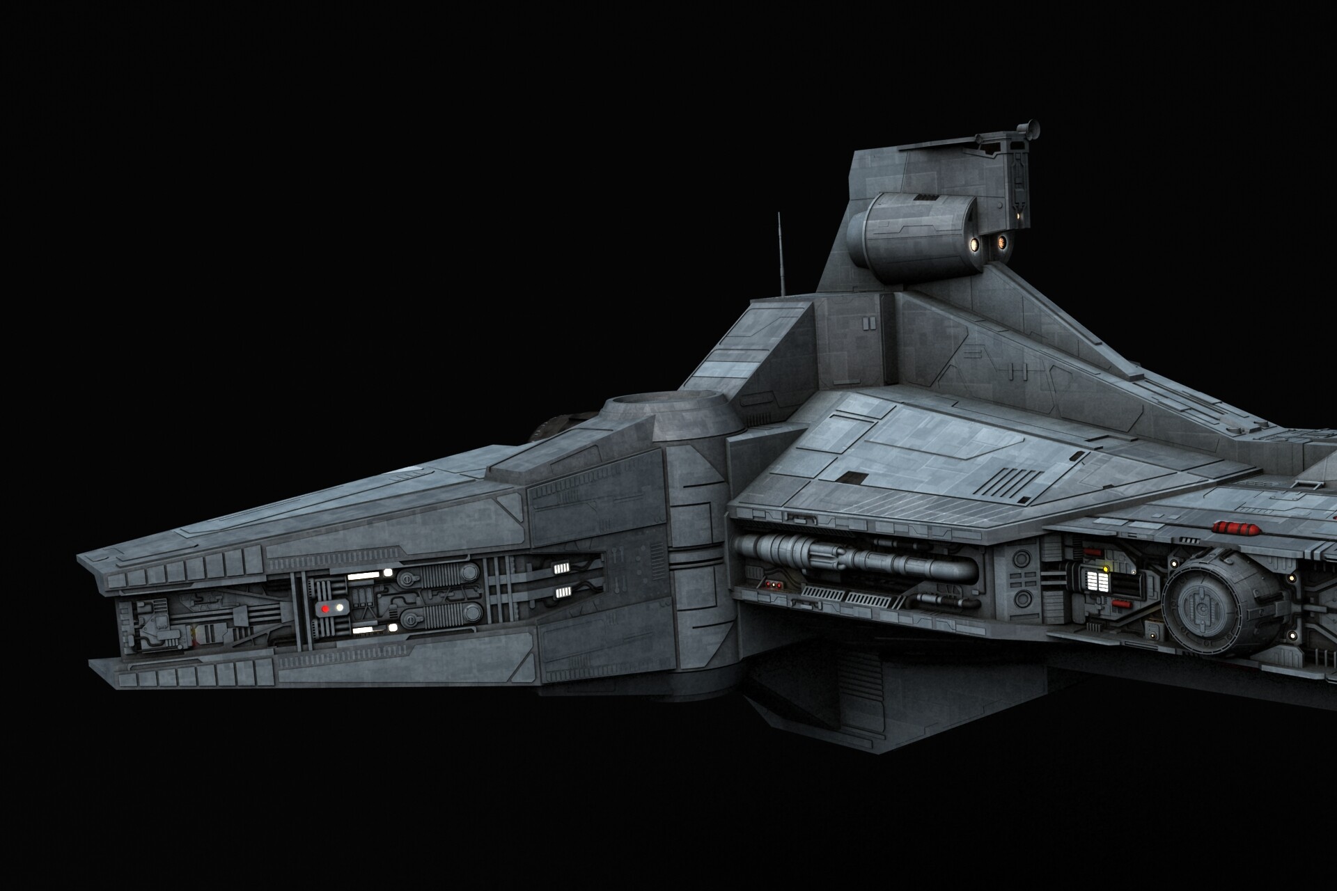 Alexander Ivanov - Galactic Empire Pelta-class frigate