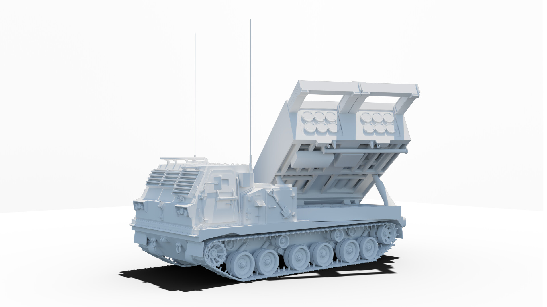 ArtStation - M270 Multiple Launch Rocket System