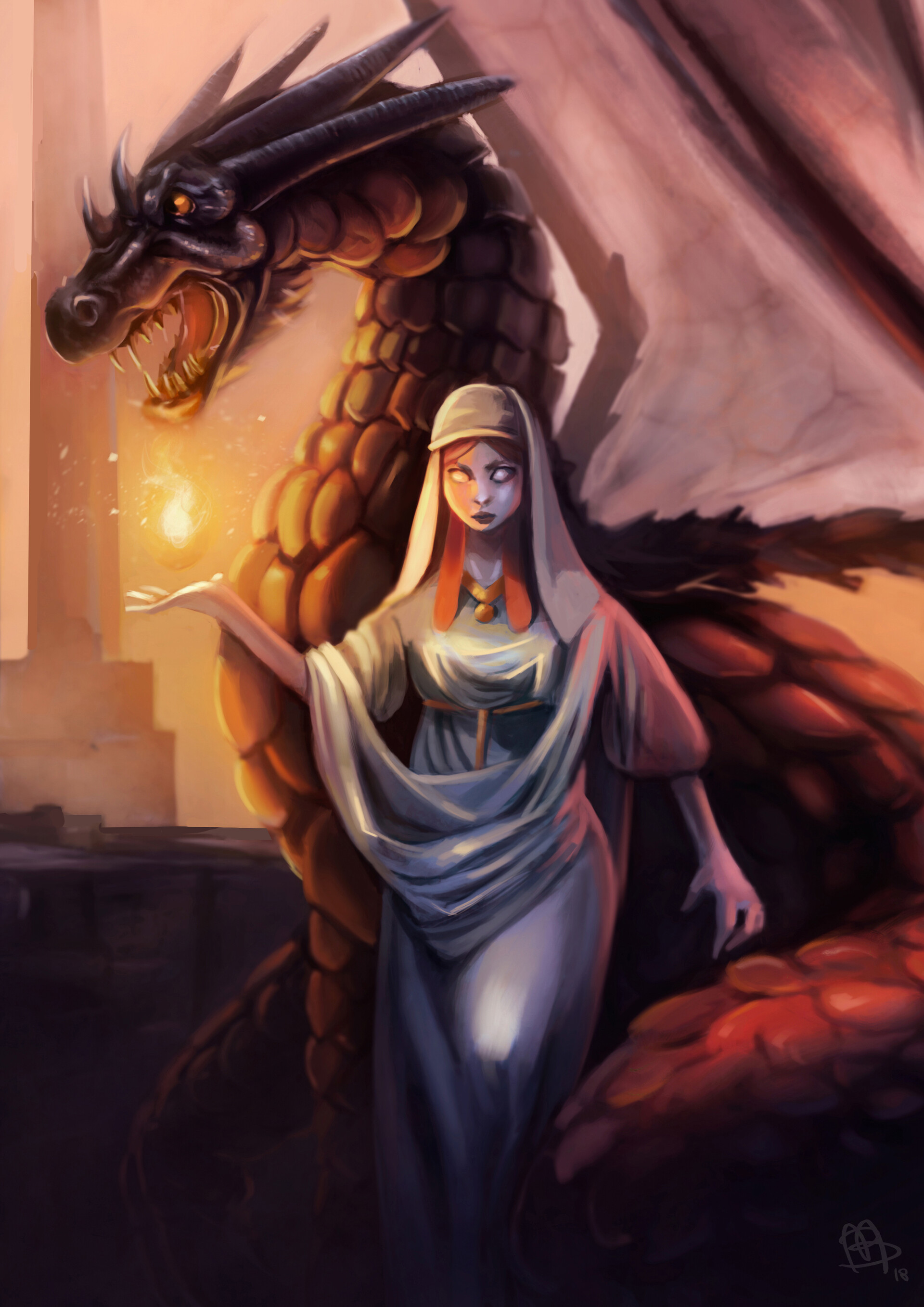 ArtStation - The Holy Flame