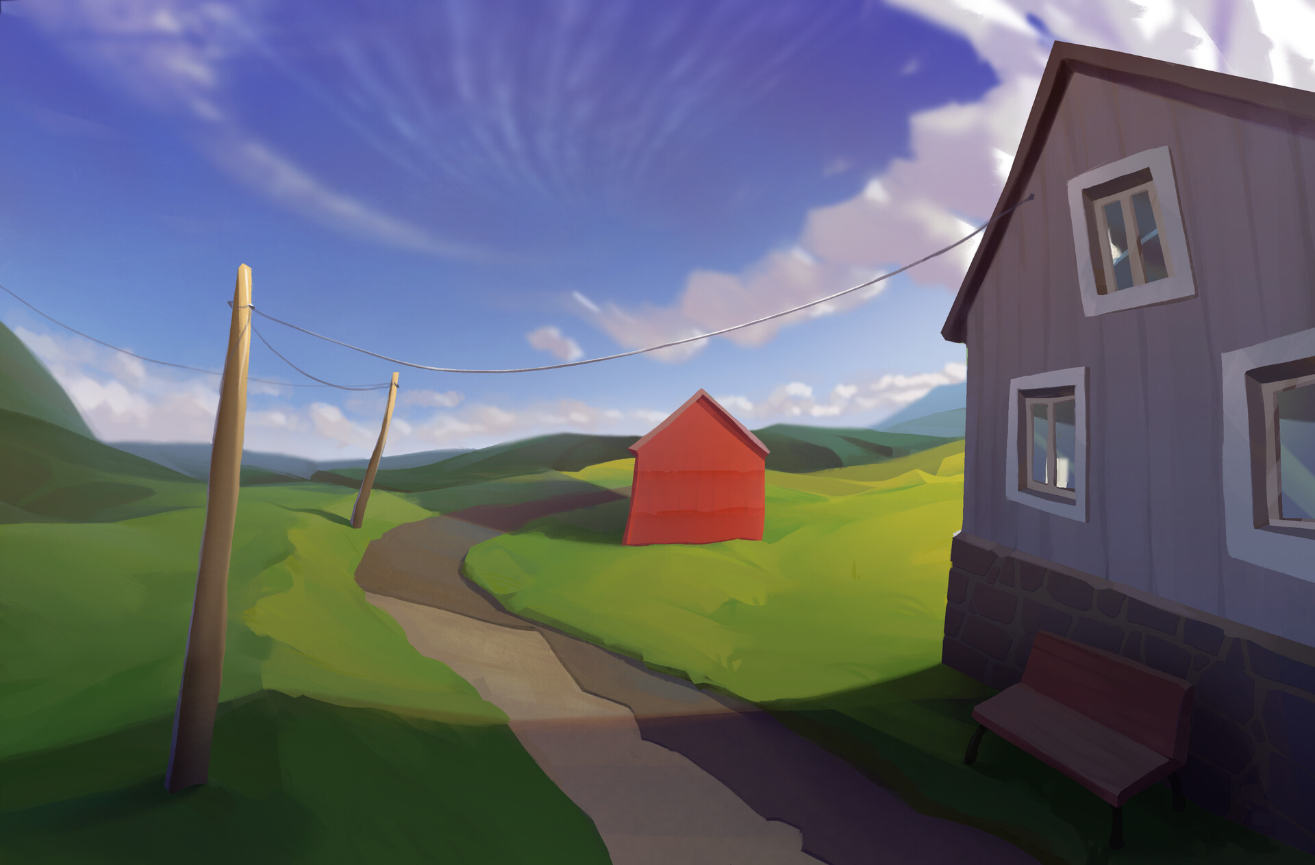 ArtStation - Red House