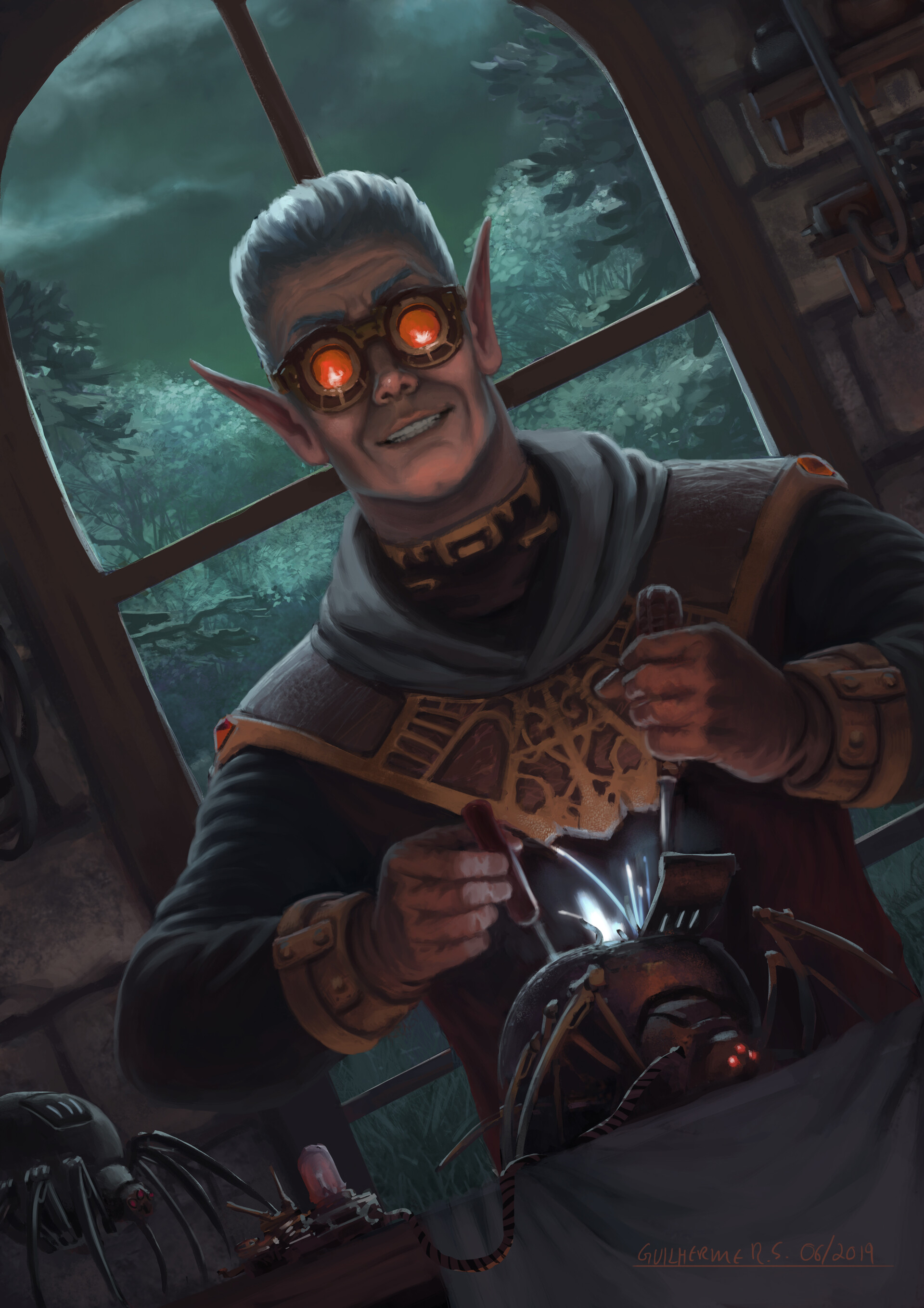 ArtStation - Elf scientist