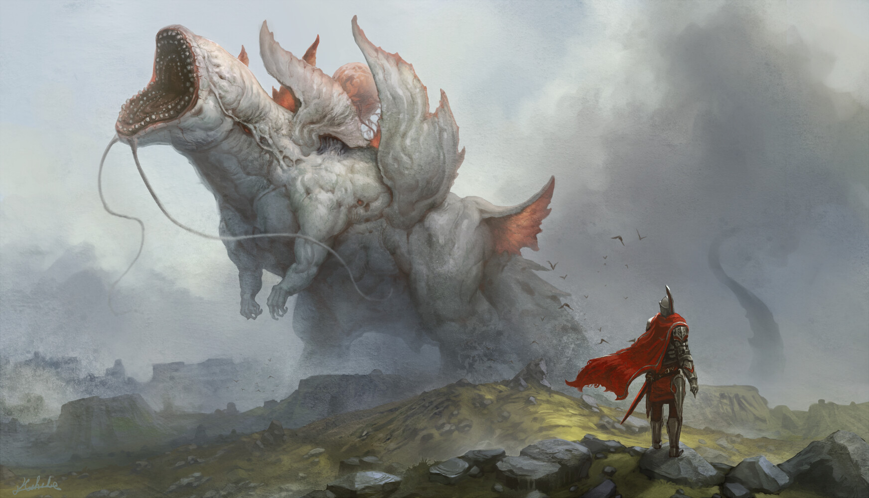 T-Rex vs. Samurai by RJ Palmer : ImaginaryBehemoths