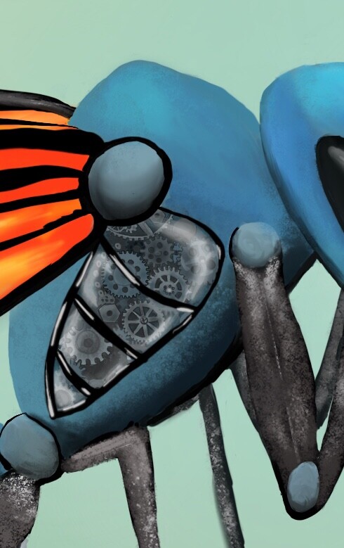 tarantula hawk cartoon