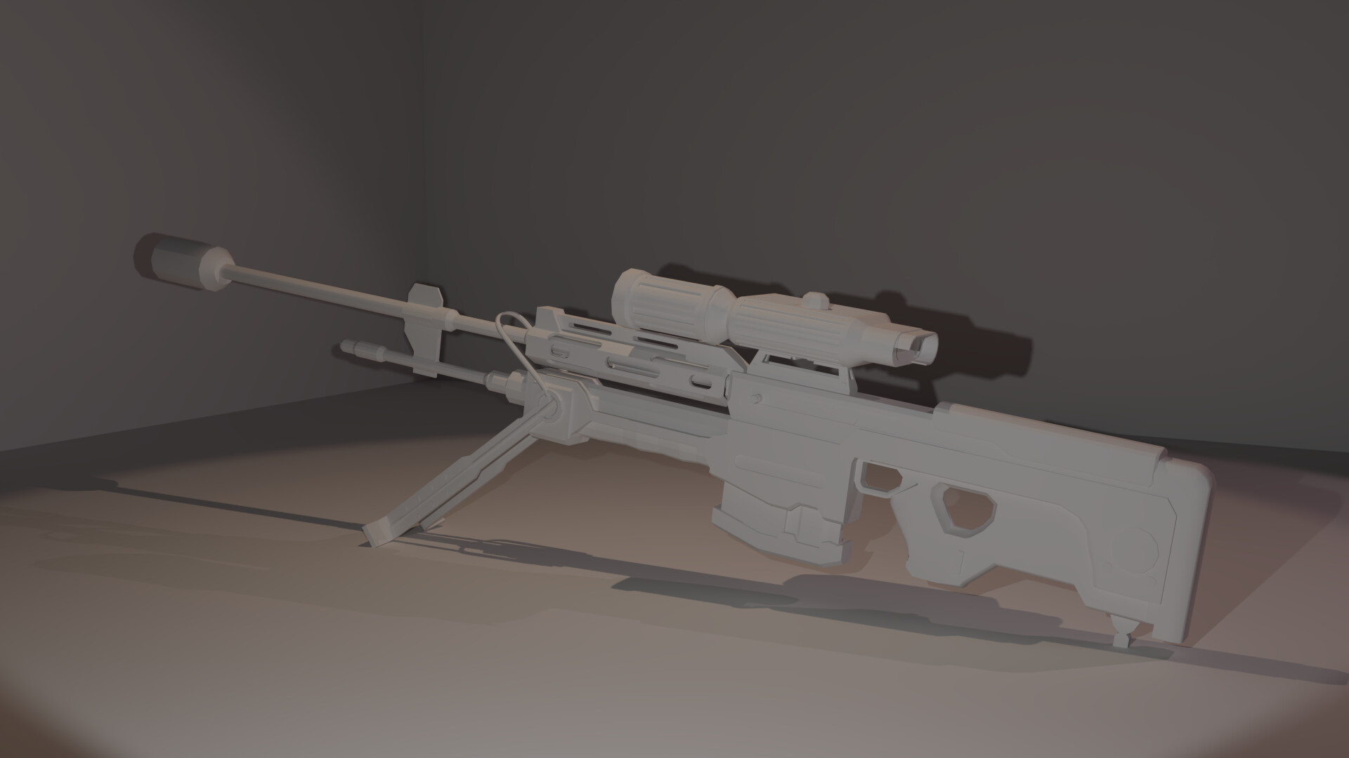 ArtStation - SRS99 Sniper rife